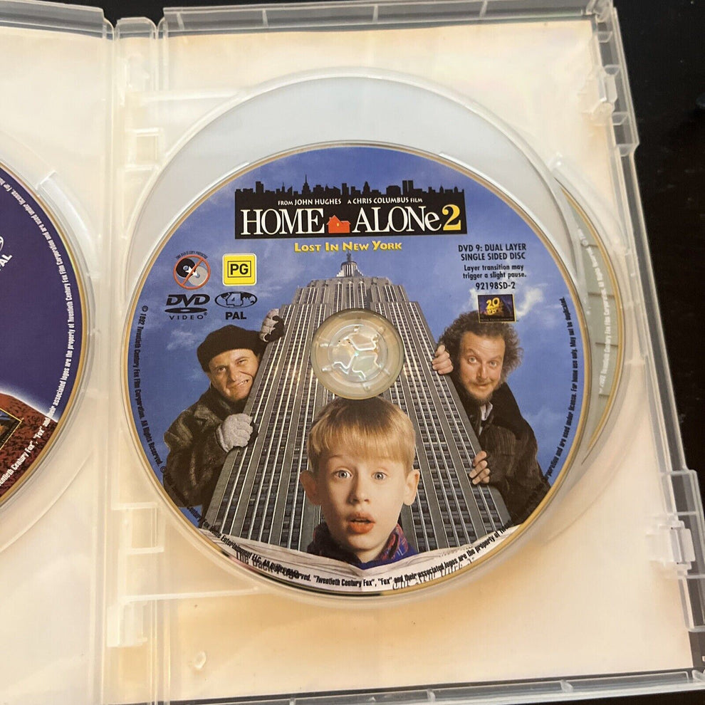 Home Alone Collection 1,2,3,4 (DVD, 1990, 4-Disc) Region 4 – Retro Unit