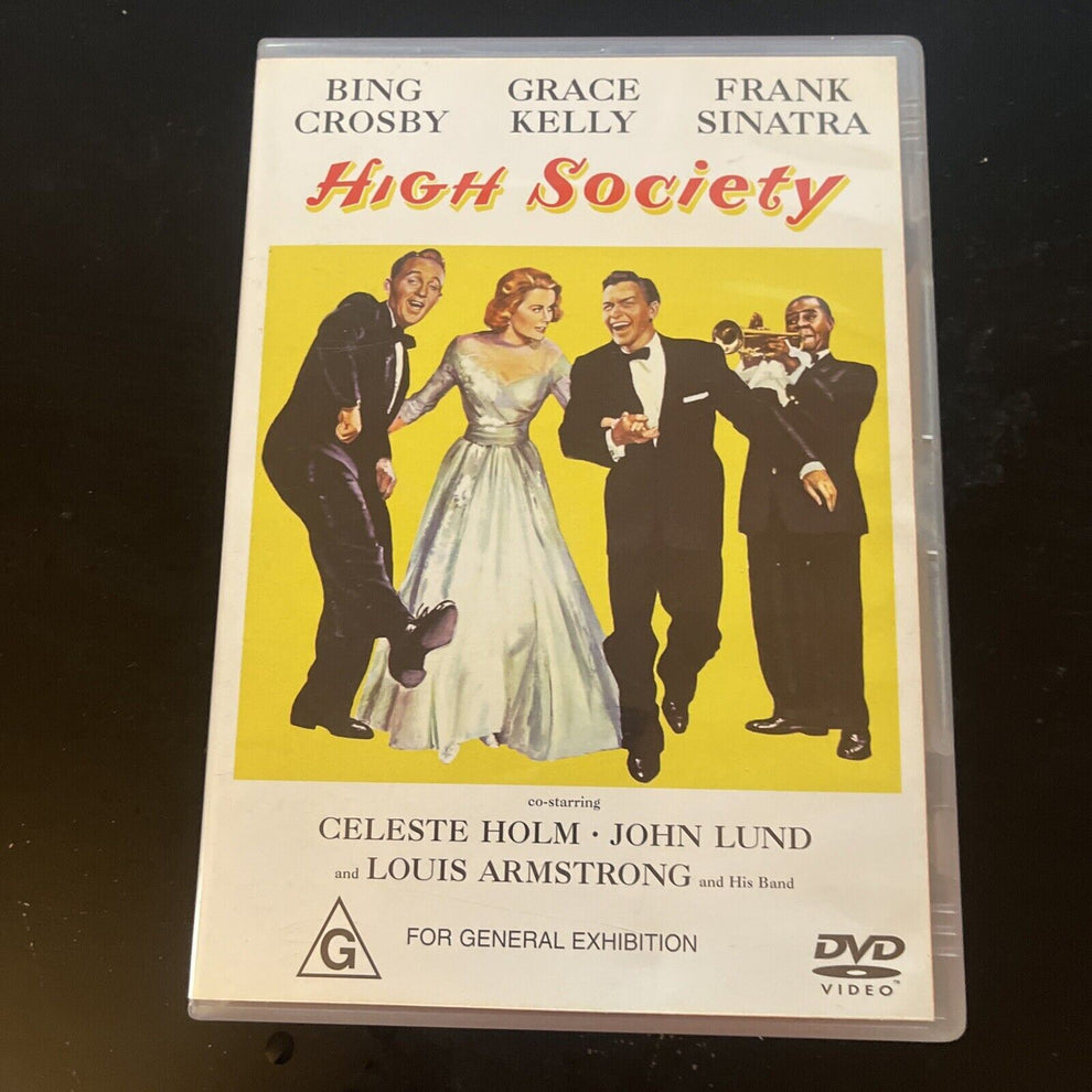 High Society (DVD, 1956) Bing Crosby, Frank Sinatra, Grace Kelly Regio ...