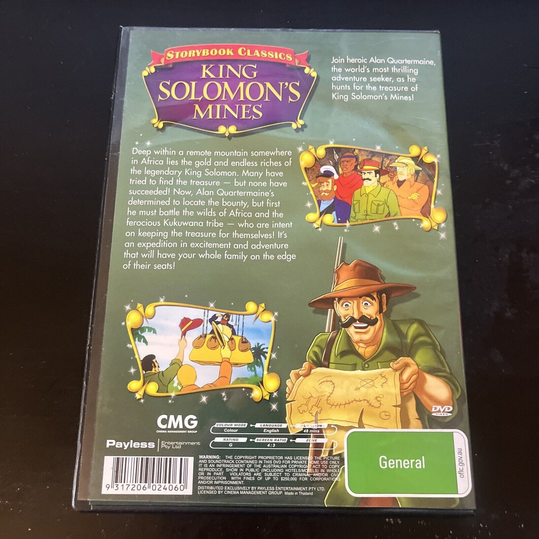 King Solomon's Mines - Storybook Classics DVD Region 4 – Retro Unit