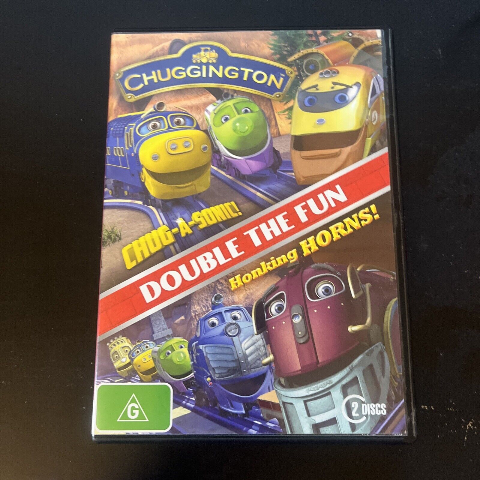Chuggington - Chug-A-Sonic! / Honking Horns! (DVD, 2012, 2-Disc) Regio ...