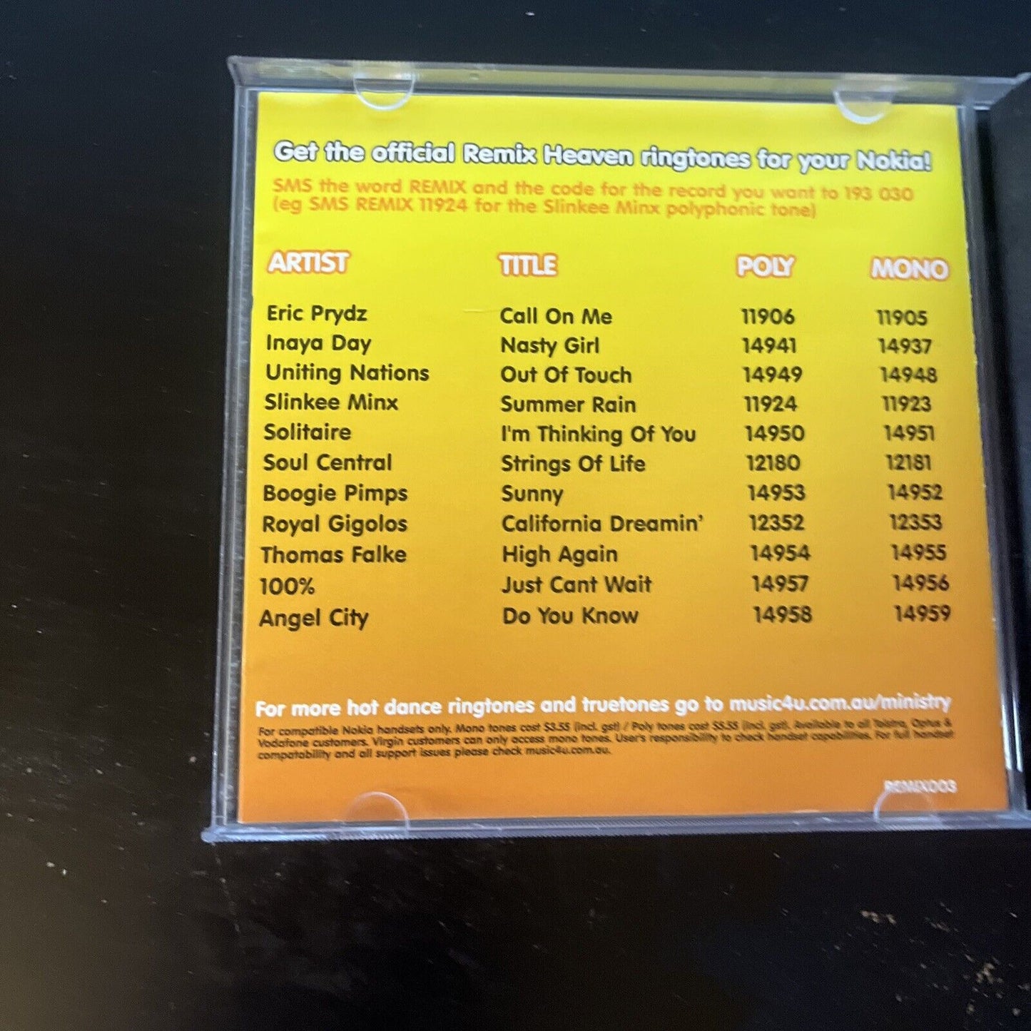 Remix Heaven 2005 (CD, 2005) Album – Retro Unit