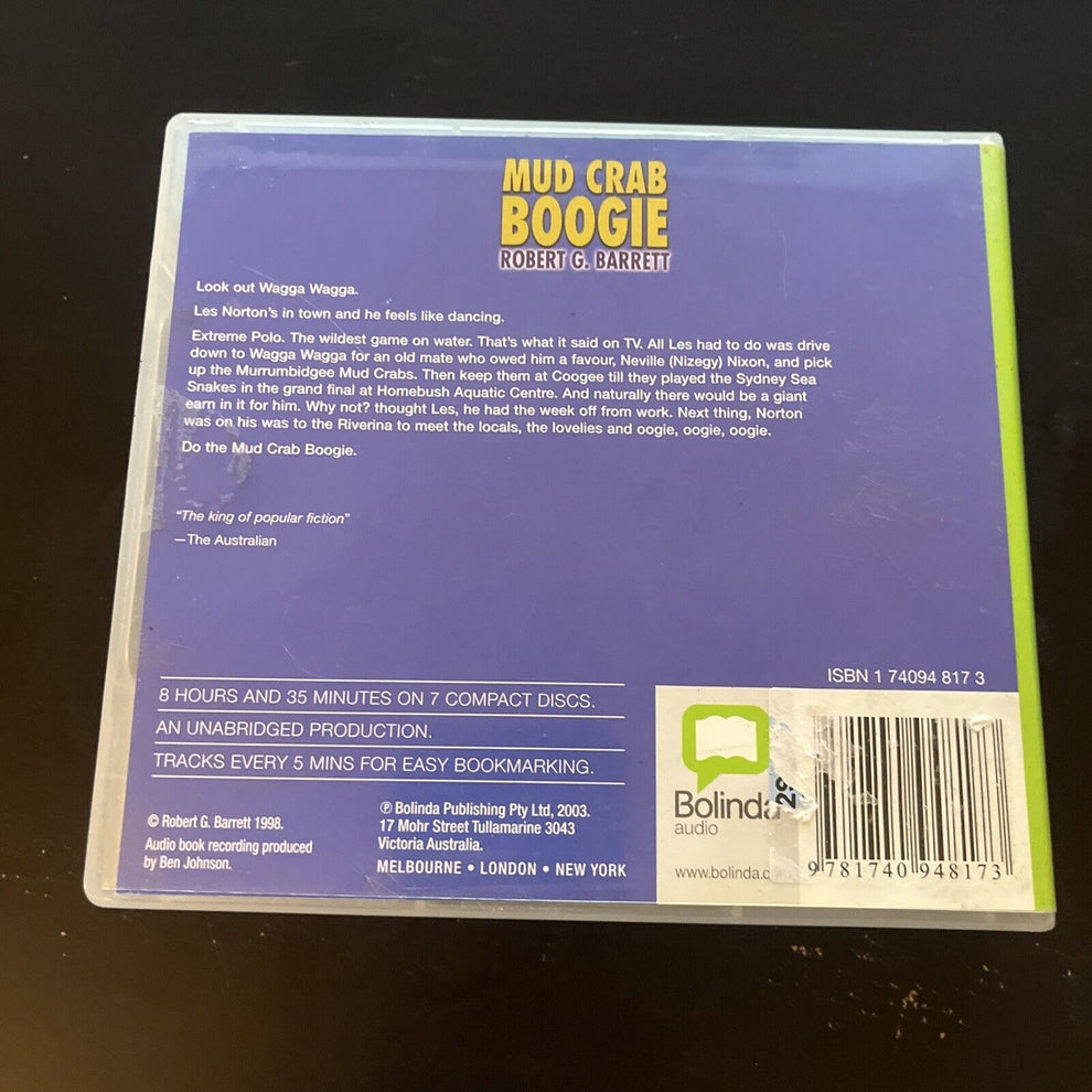 Mud Crab Boogie By Robert G. Barrett (Audio CD, 1998, 7-Disc) – Retro Unit