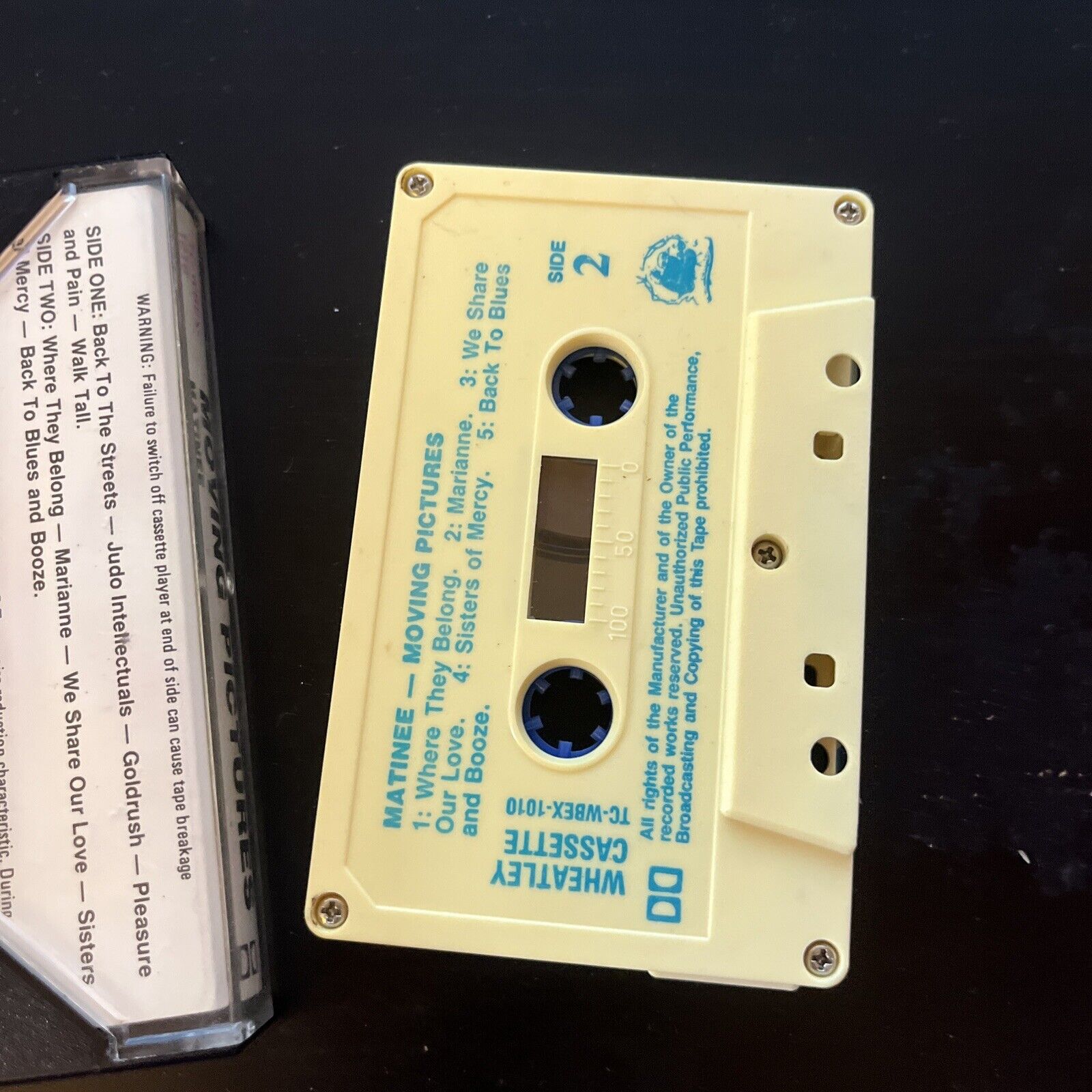 Moving Pictures - Matinee (Cassette Tape, 1983) Tc-wbex 1010 – Retro Unit