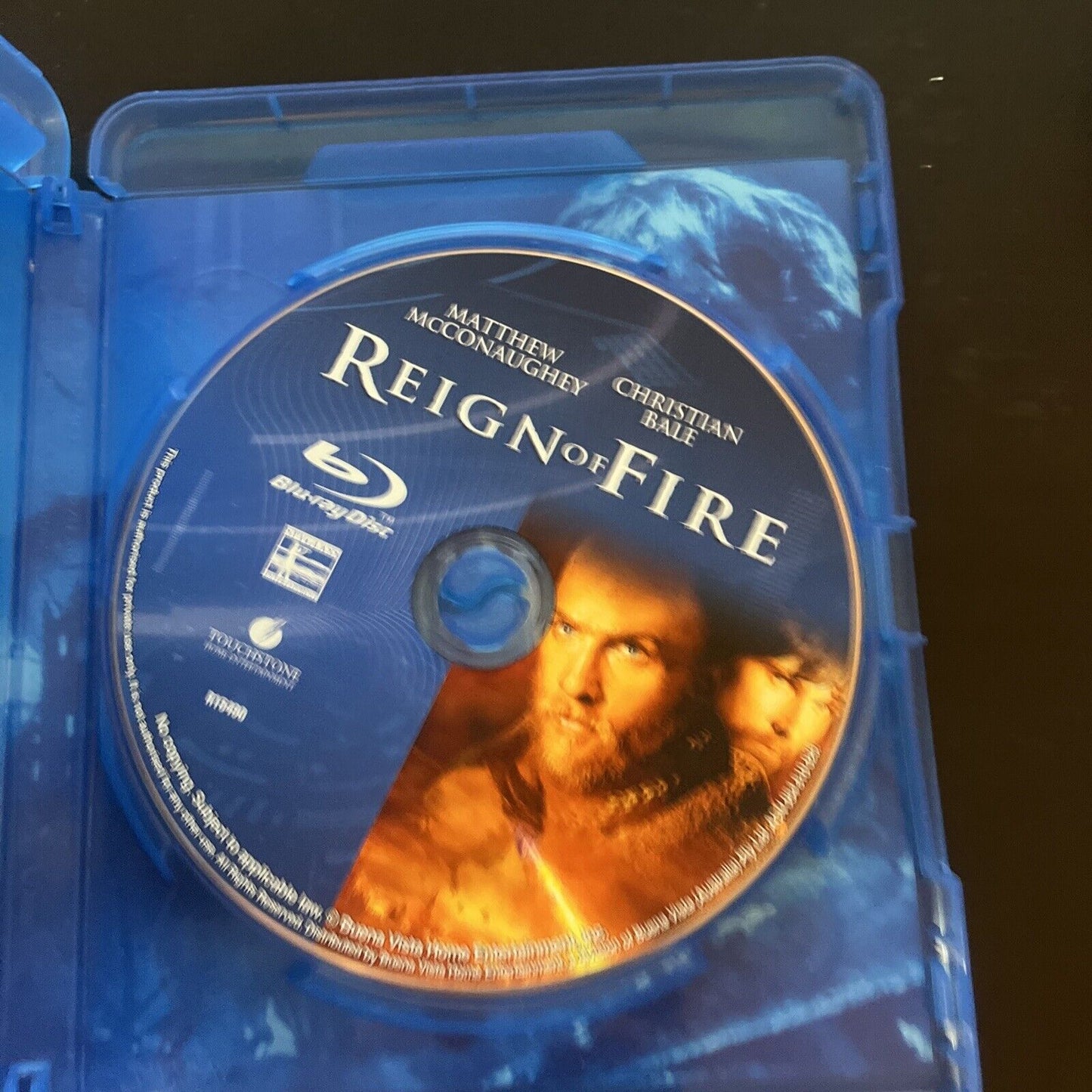 Reign Of Fire (Blu-ray, 2002) Matthew McConaughey, Christian Bale, All ...