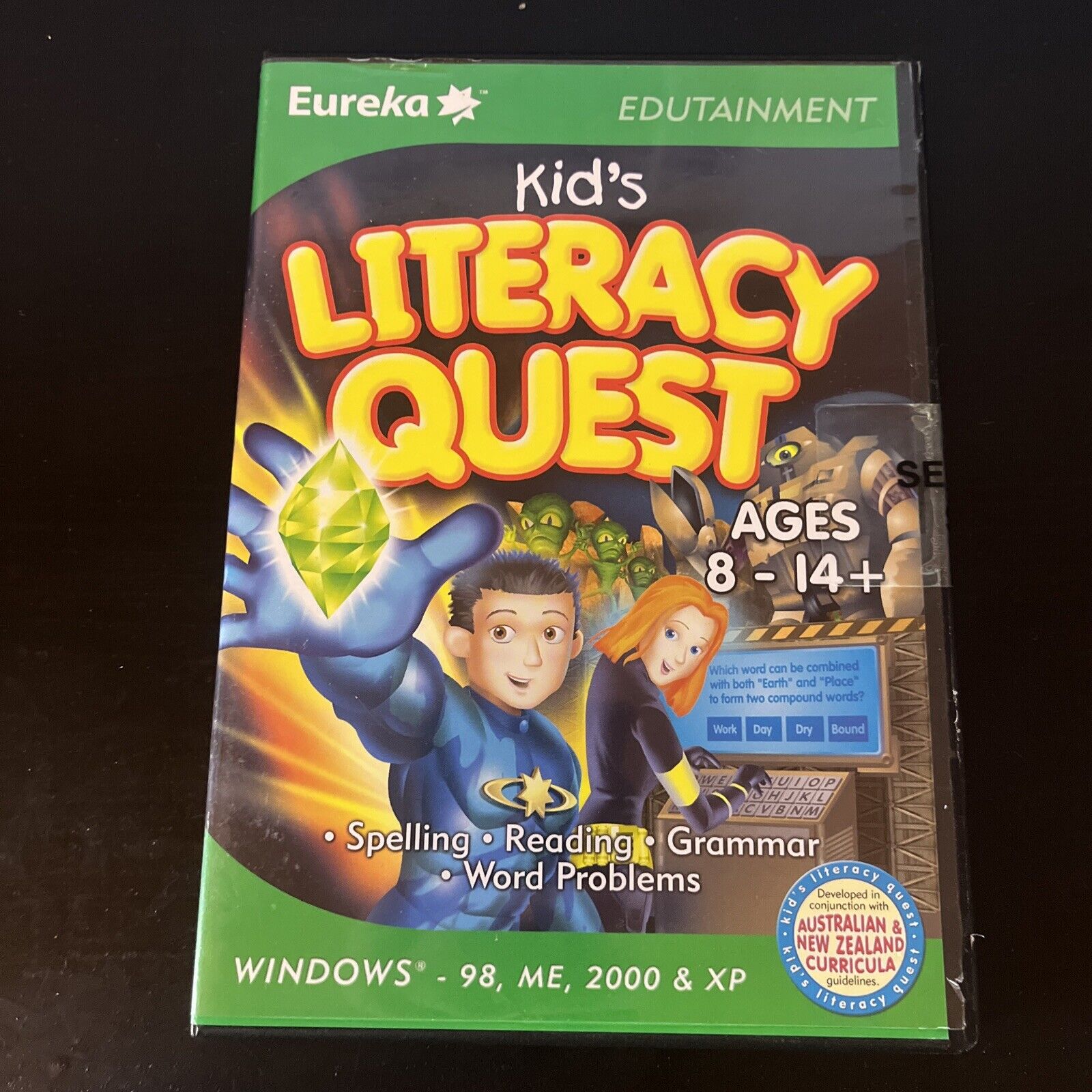 Eureka: Kid's Literacy Quest PC CDROM NEW – Retro Unit