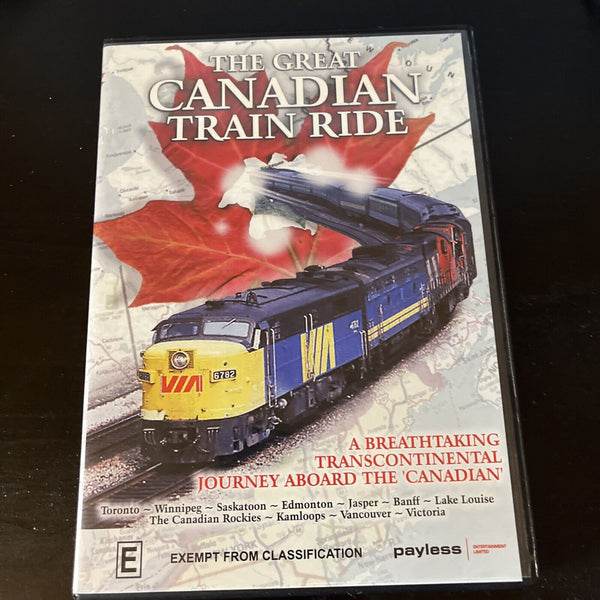 The Great Canadian Train Ride (DVD, 1992) Doug Jones Documentary NEW A ...