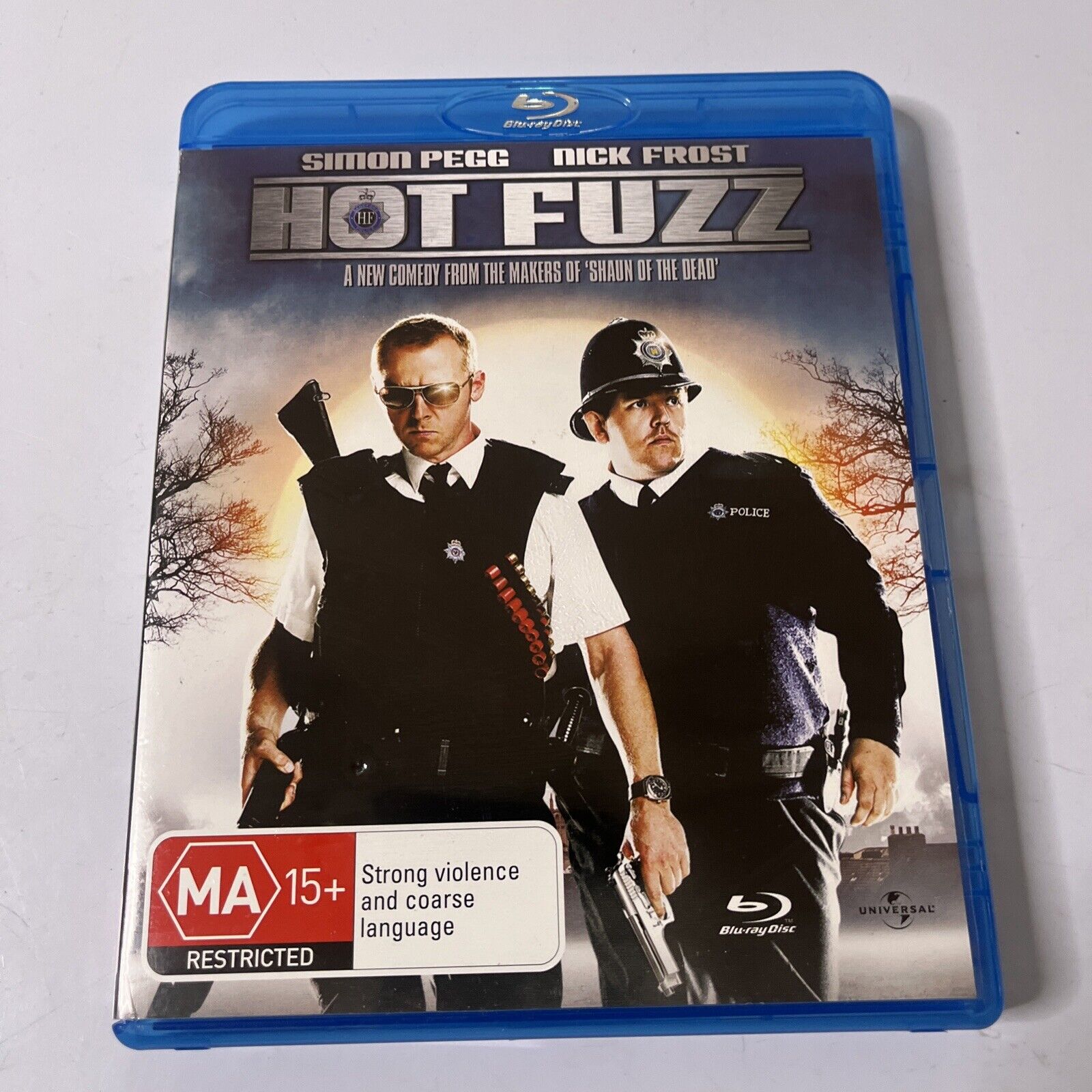 Hot Fuzz (Blu-ray, 2007) Simon Pegg, Nick Frost Region B – Retro Unit