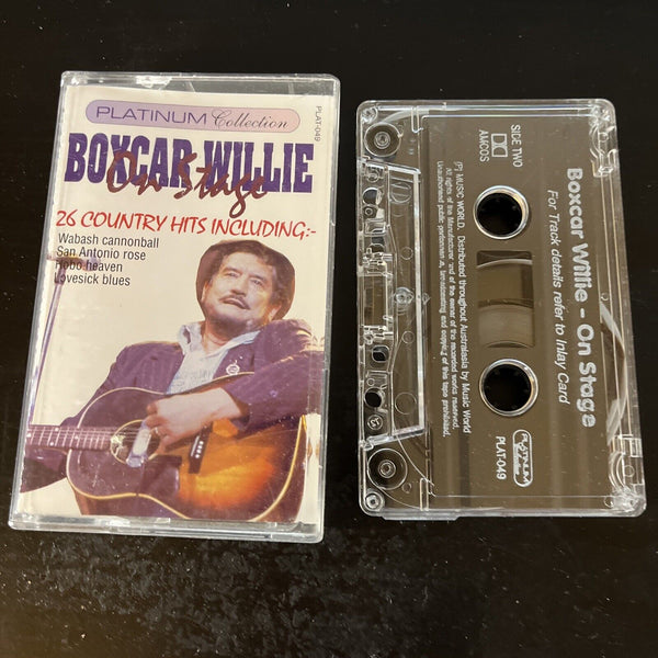 Boxcar Willie - On Stage (Cassette Tape, 1996) – Retro Unit