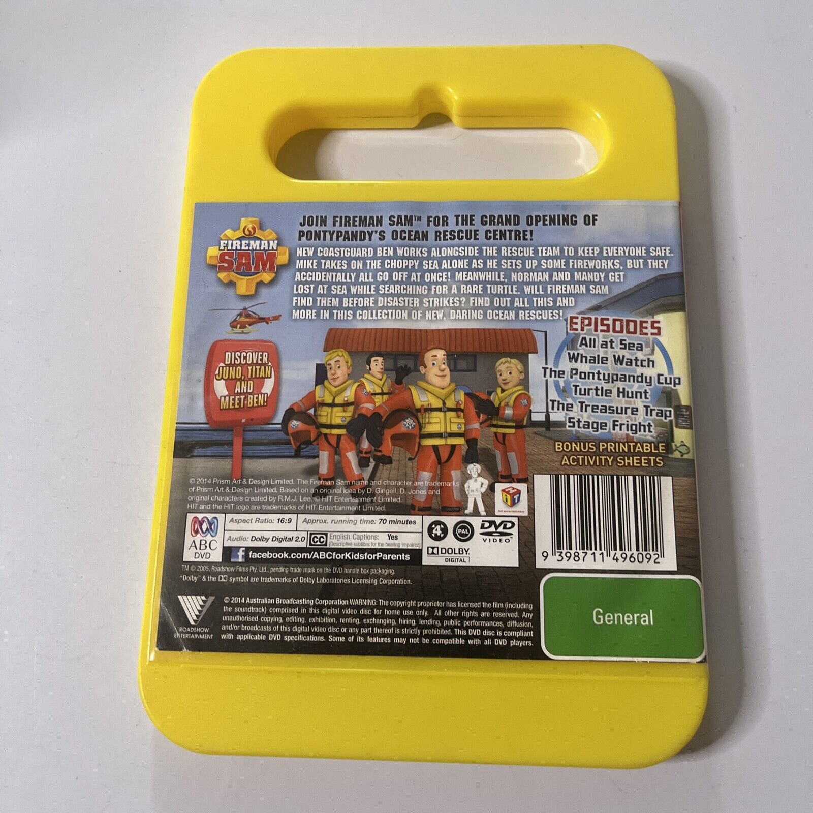 Fireman Sam - Ocean Rescue! (DVD, 2013) Region 4 – Retro Unit