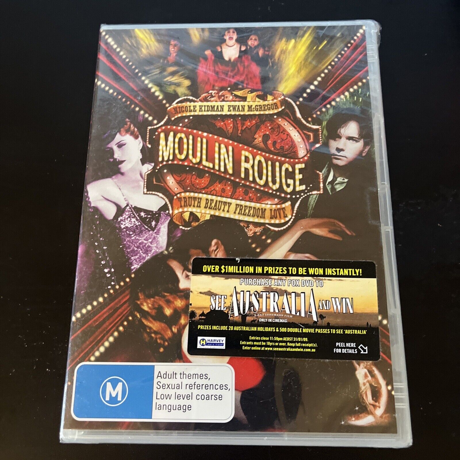 *New Sealed* Moulin Rouge (DVD, 2003) Region 4 Ewan McGregor, Nicole K ...