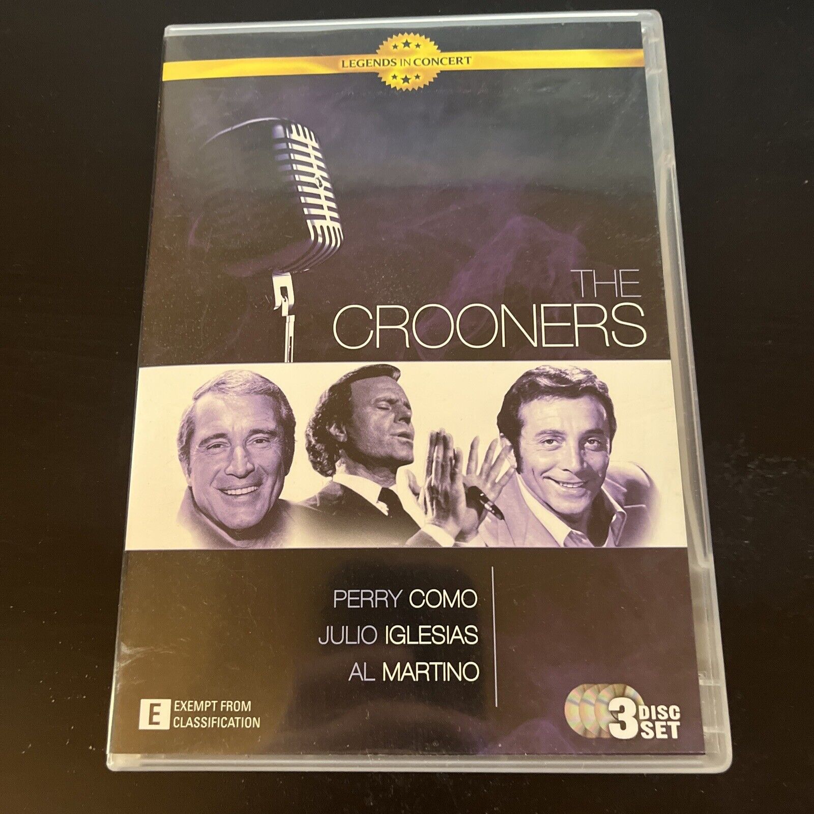 Legends In Concert: The Crooners (DVD) Perry Como, Julio Iglesias NEW ...