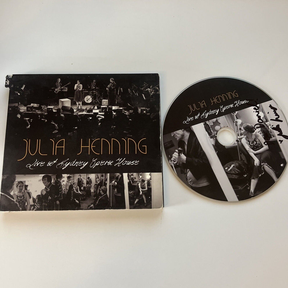 Julia Henning - Live At Sydney Opera House (CD, 2013) *Signed* – Retro Unit