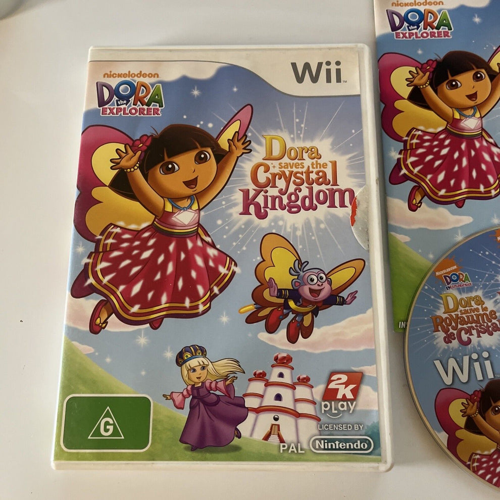 Dora the Explorer Saves the Crystal Kingdom - Nintendo Wii with Manual ...