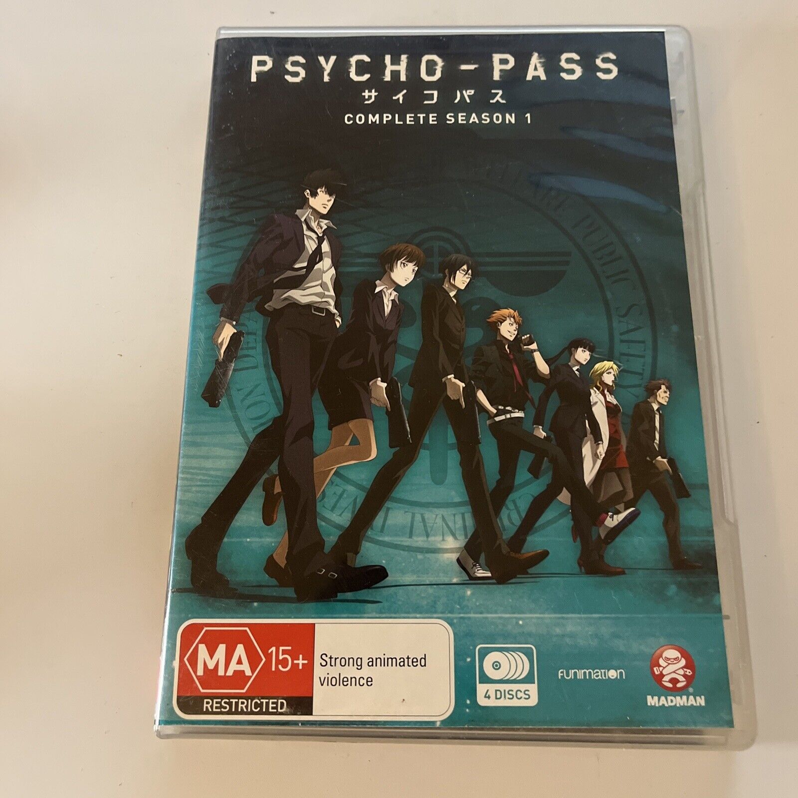 Psycho-Pass : Season 1 (DVD, 2012, 4-Disc) Region 4 – Retro Unit