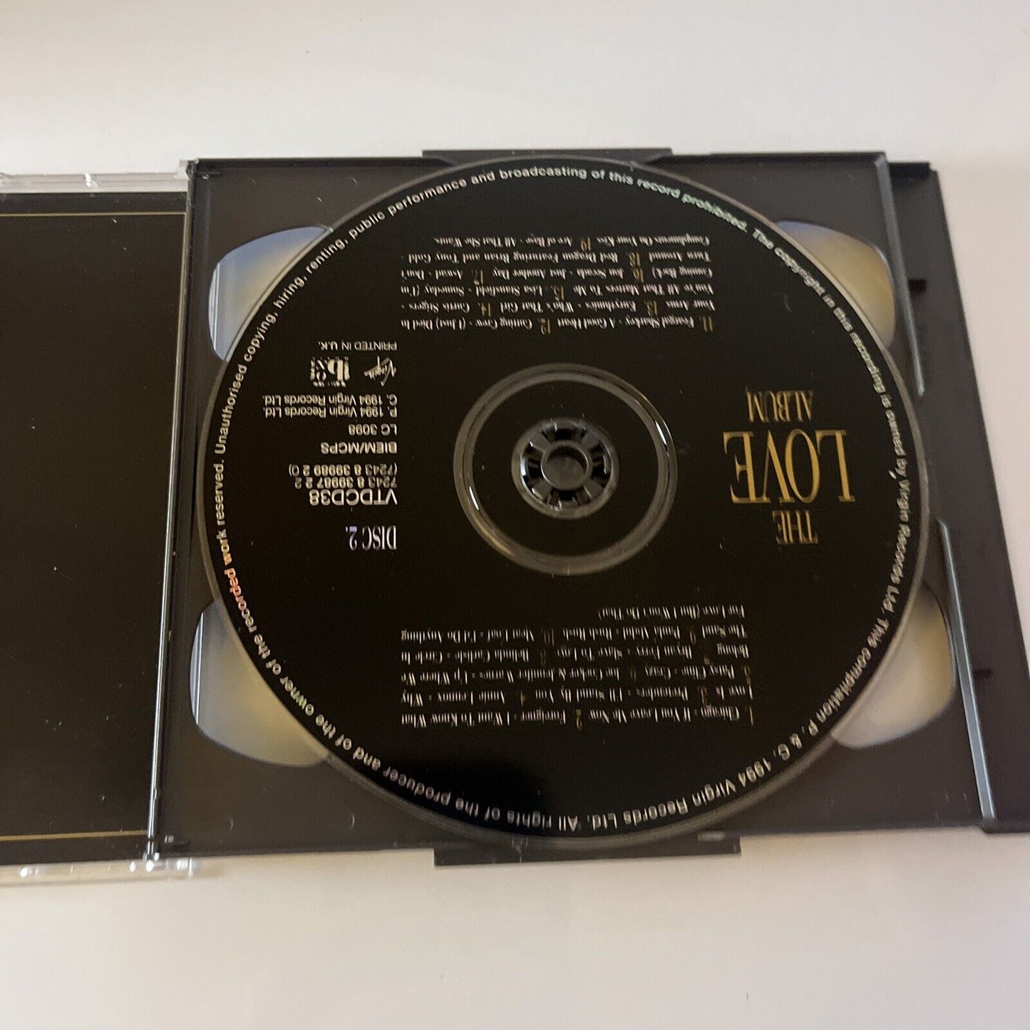 The Love Album by Various Artists (CD, 1994, 2-Disc) – Retro Unit