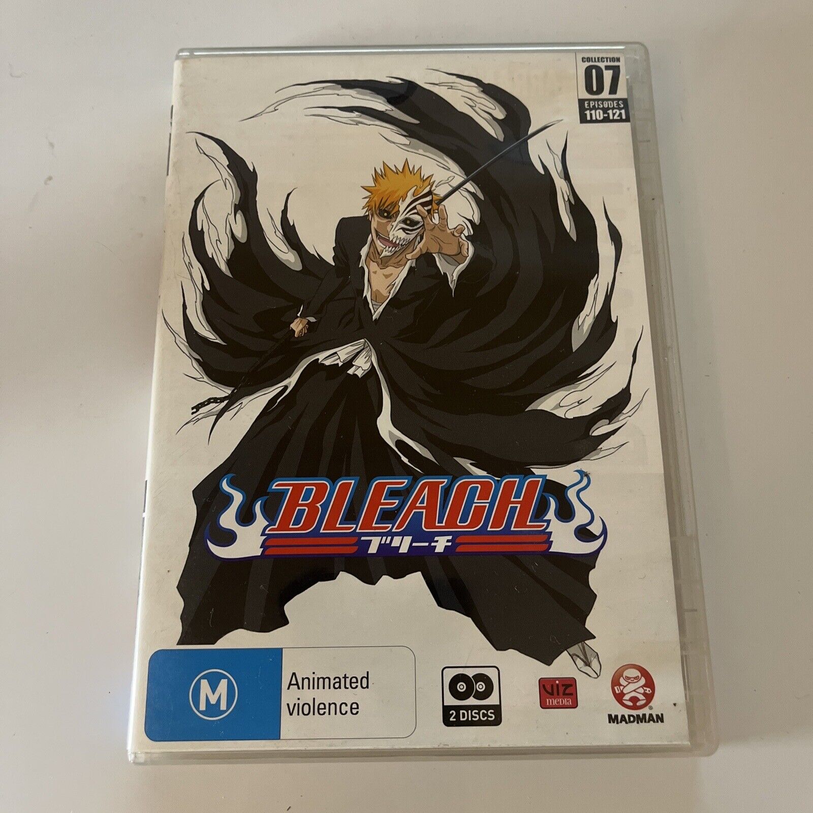 Bleach : Collection 7 Episodes 110-121 (DVD, 2004, 2-Disc) Region 4 ...