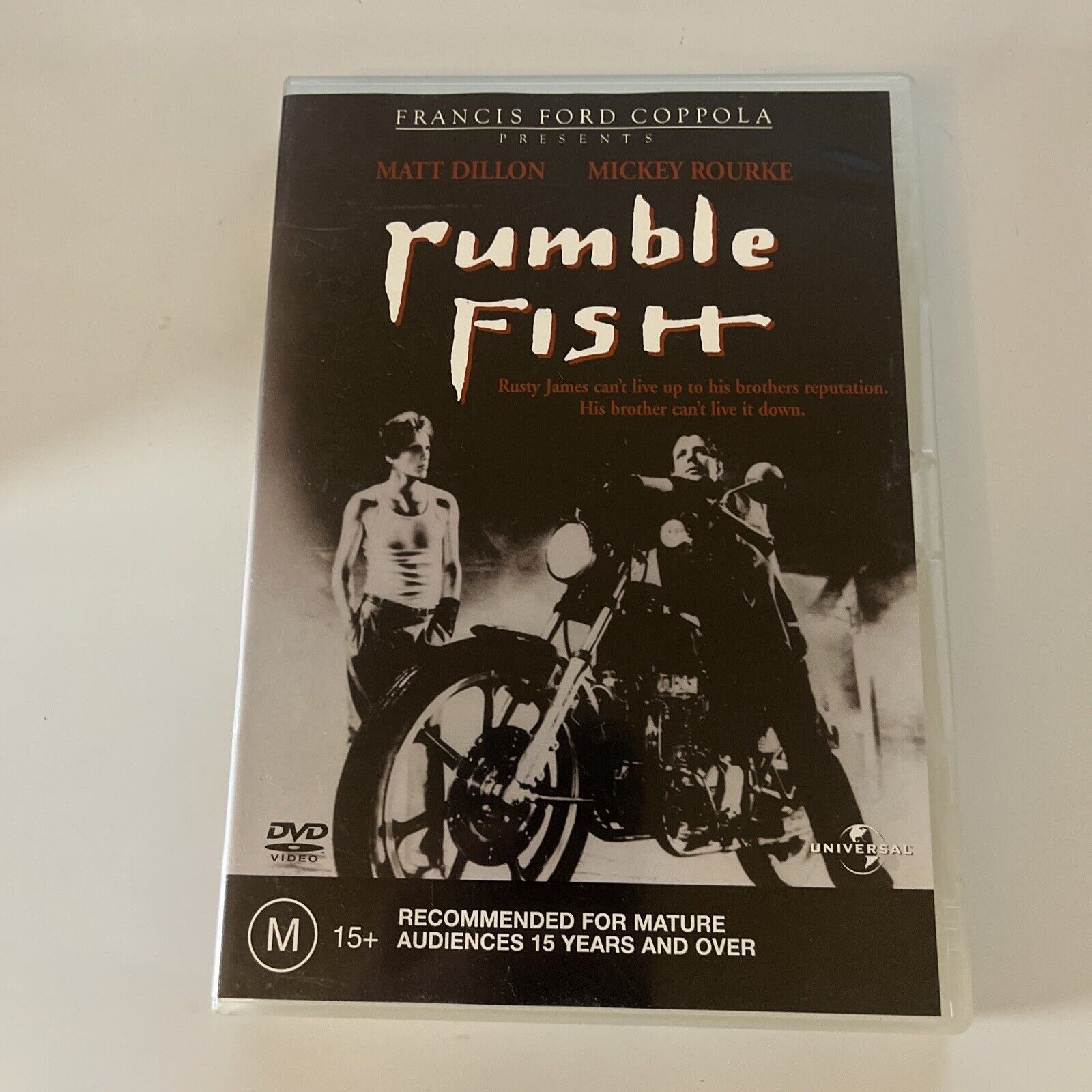 Rumble Fish (DVD, 1983) Nicolas Cage, Matt Dillon, Dennis Hopper NEW R ...