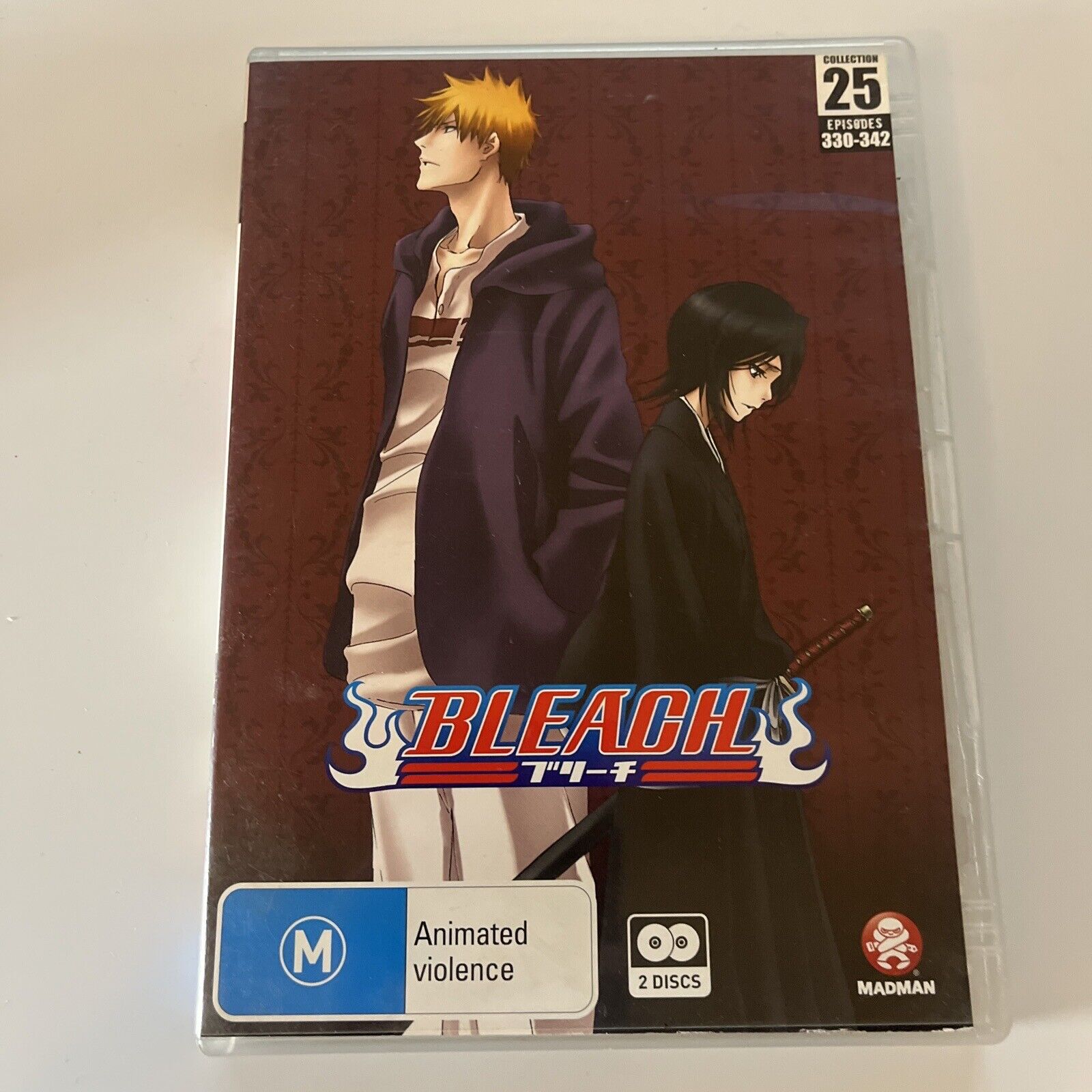 Bleach : Collection 25 : Eps 330-342 (DVD, 2013, 2-Disc) Region 4 ...