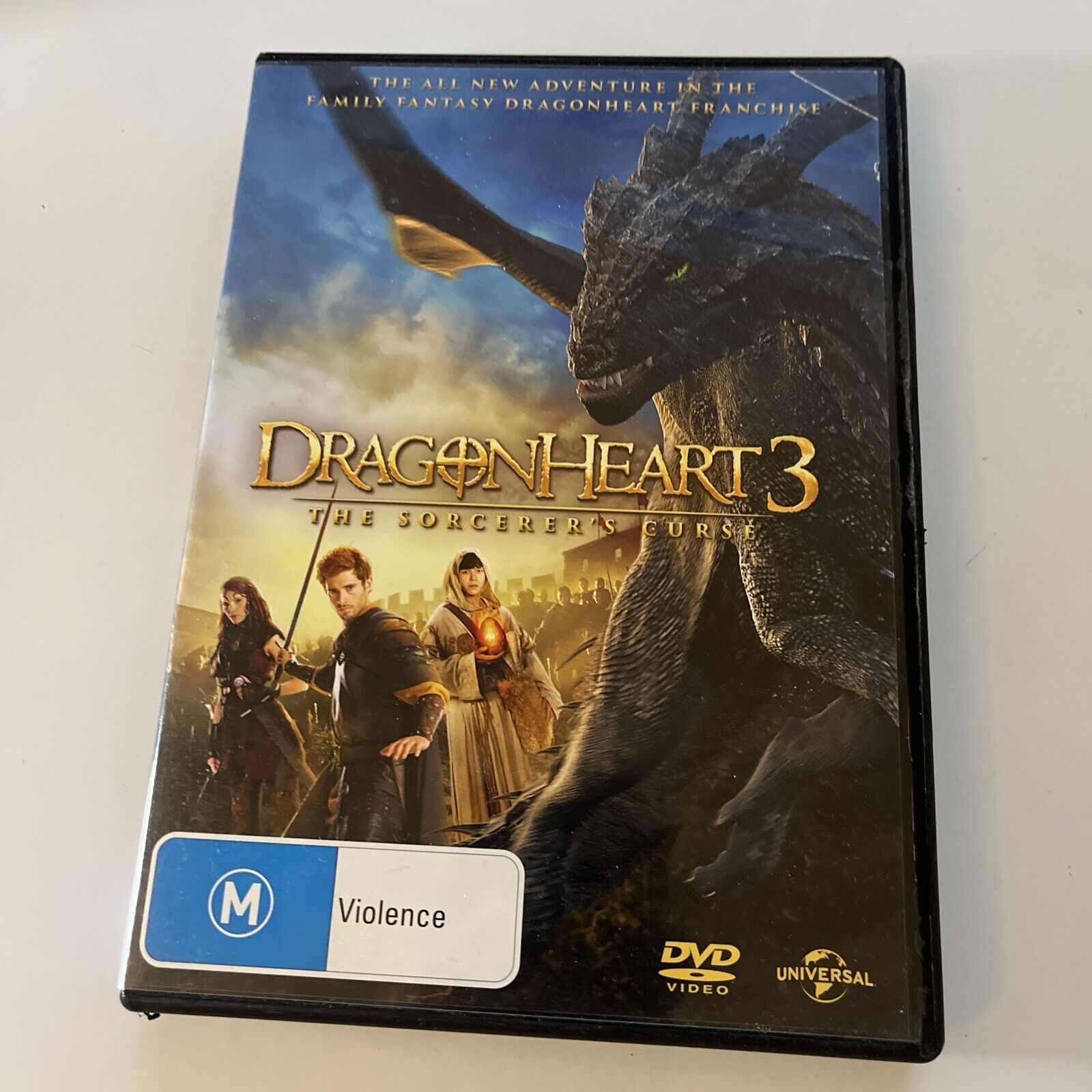 Dragon Heart 3 - The Sorcerer's Curse (DVD, 2015) Ben Kingsley Region ...