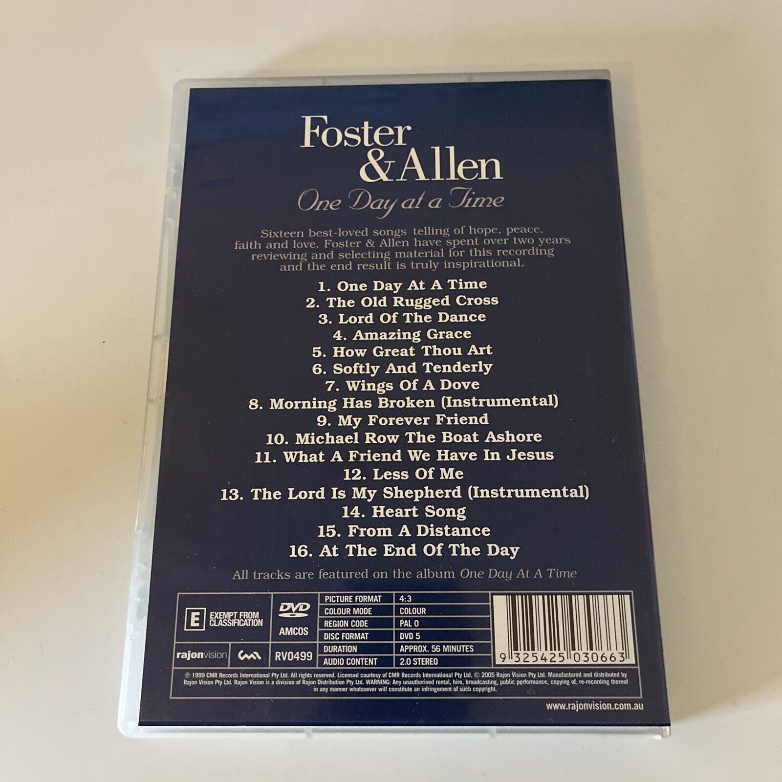 Foster And Allen - One Day At A Time (DVD, 1999) All Regions – Retro Unit