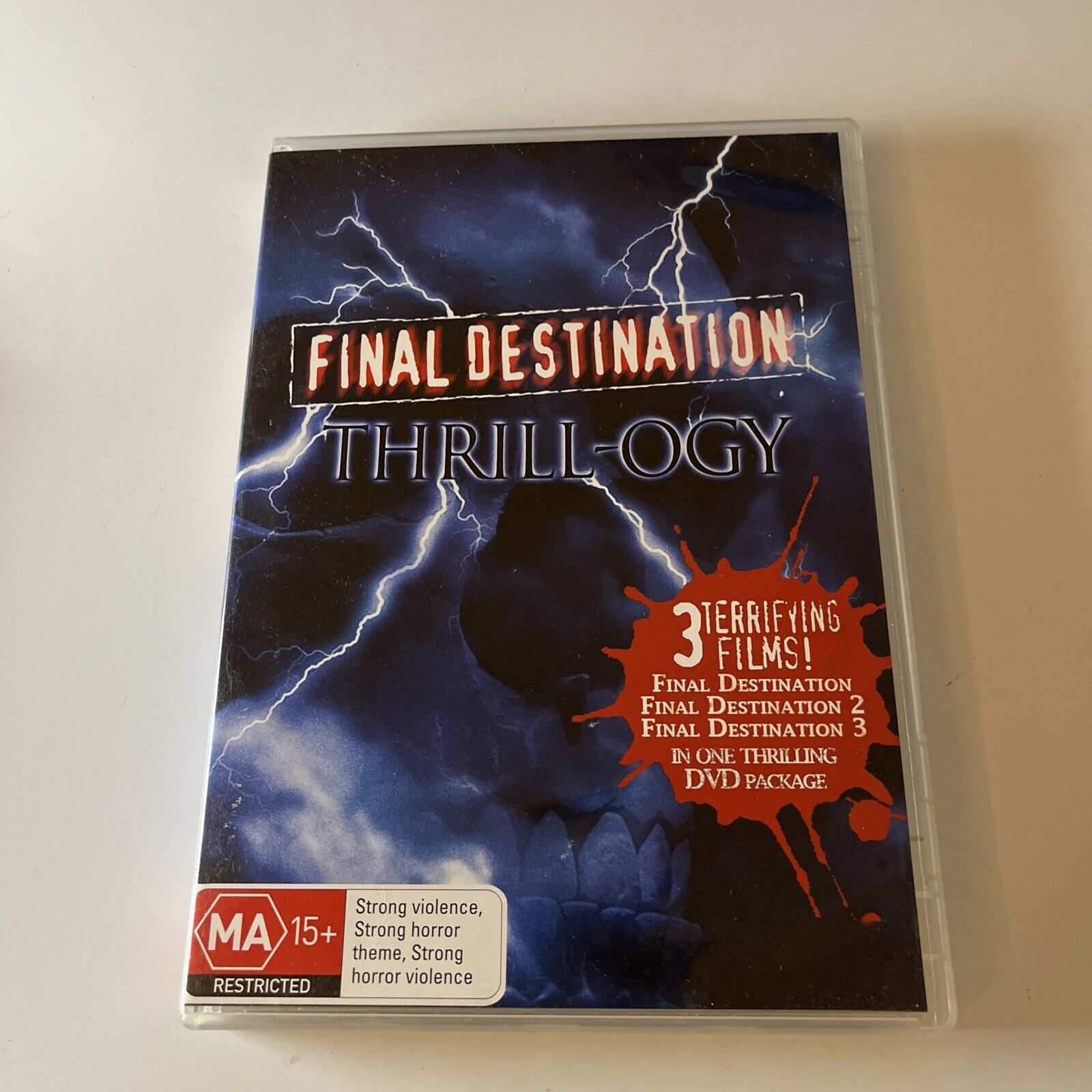 Final Destination 1,2,3 Thrill-ogy Pack (DVD, 3-Disc) Region 4 – Retro Unit