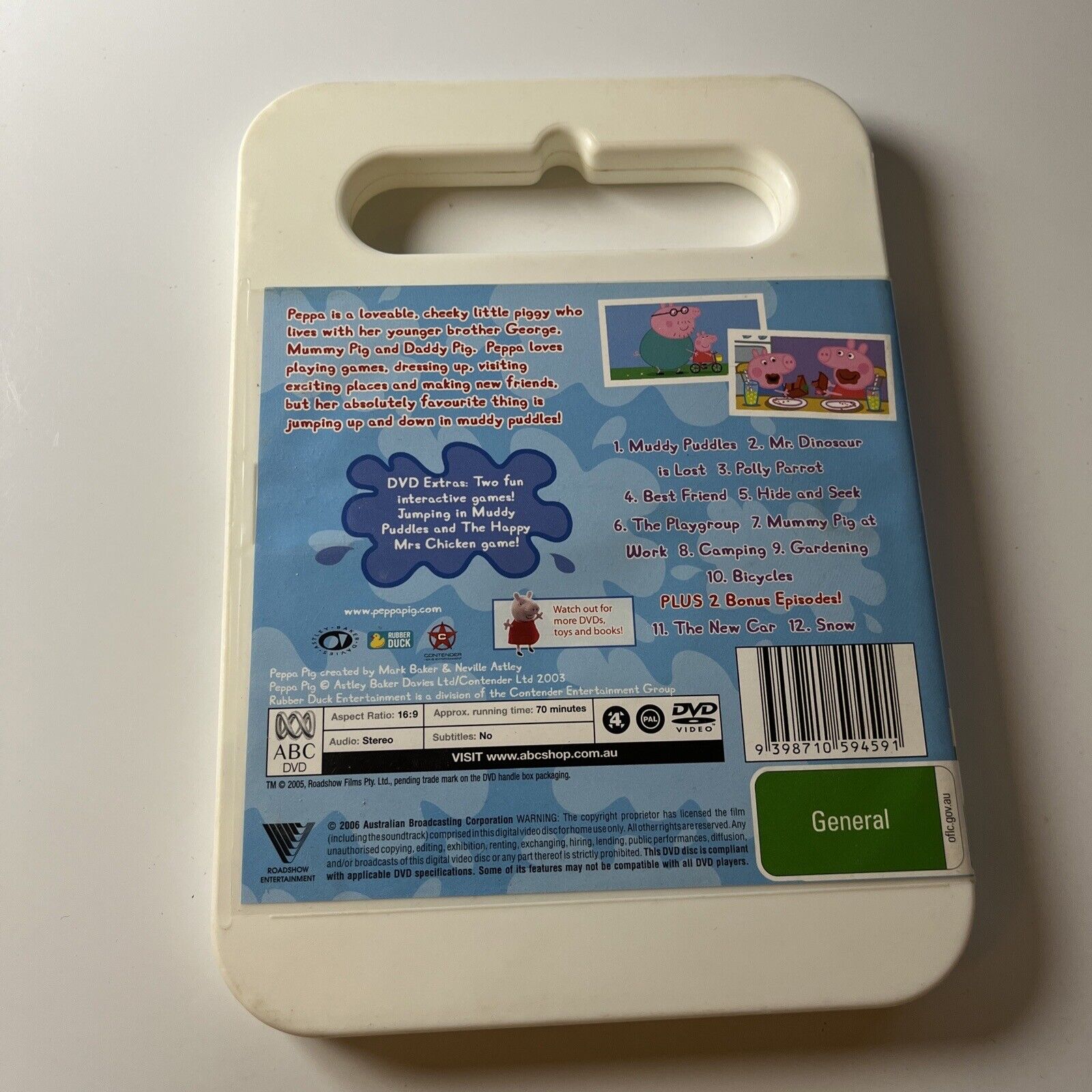 Peppa Pig - Muddy Puddles (DVD, 2004) Region 4 – Retro Unit