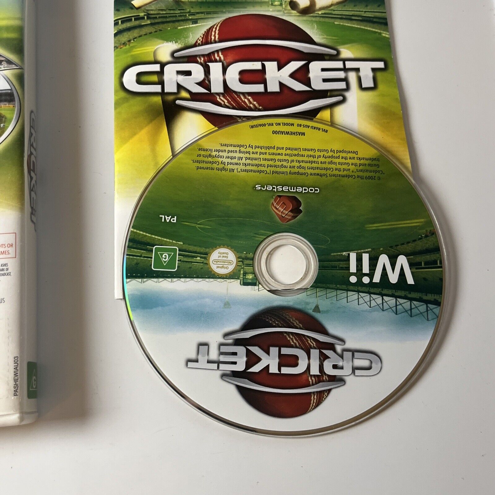 Cricket Nintendo Wii Manual PAL – Retro Unit