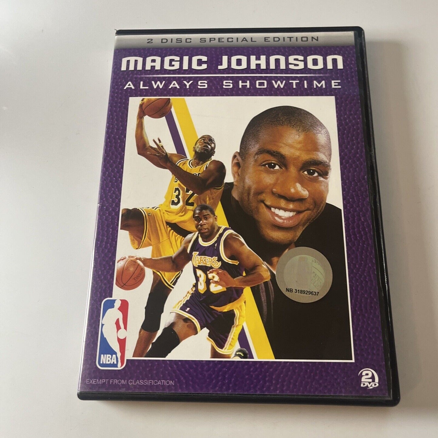Magic Johnson Always Showtime NBA (DVD, 1994, 2-Disc) Region 4 NEW ...