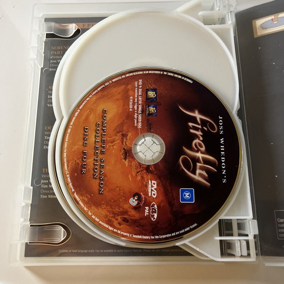 Firefly - Complete Season Collection (DVD, 2002, 4-Disc) Region 4 ...