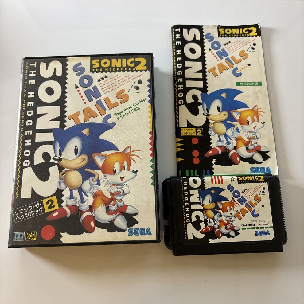 Sonic The Hedgehog 2 Sega Mega Drive Japan NTSC-J Manual – Retro Unit