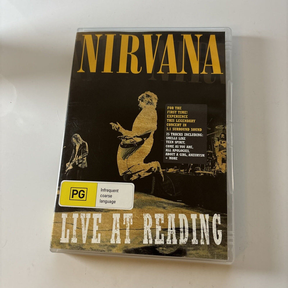 Nirvana Live at Reading (DVD, 1992) All Regions NEW – Retro Unit