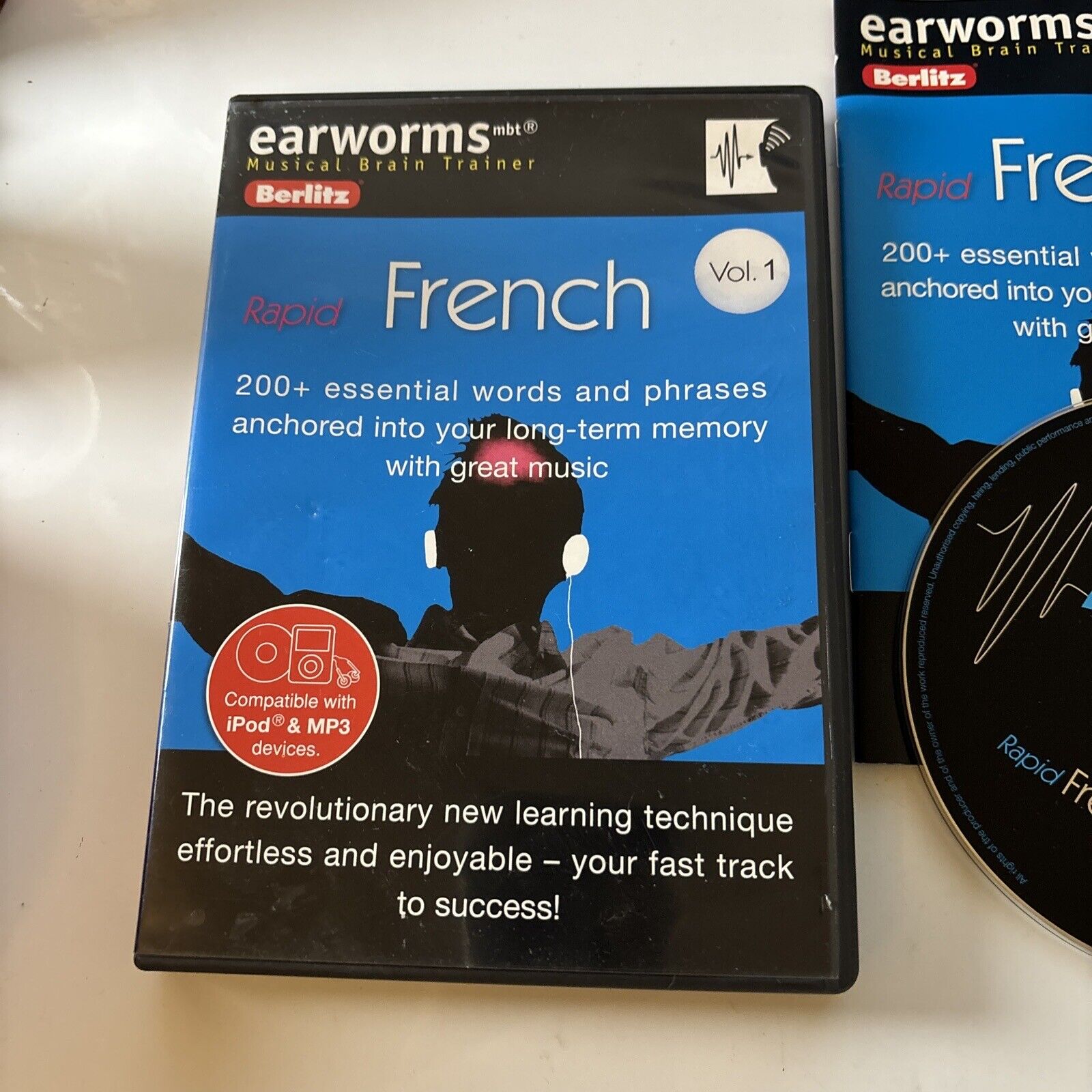 Earworms Rapid French: 200+ Essential Words & Phrases Vol 1 Book + Mus – Retro Unit