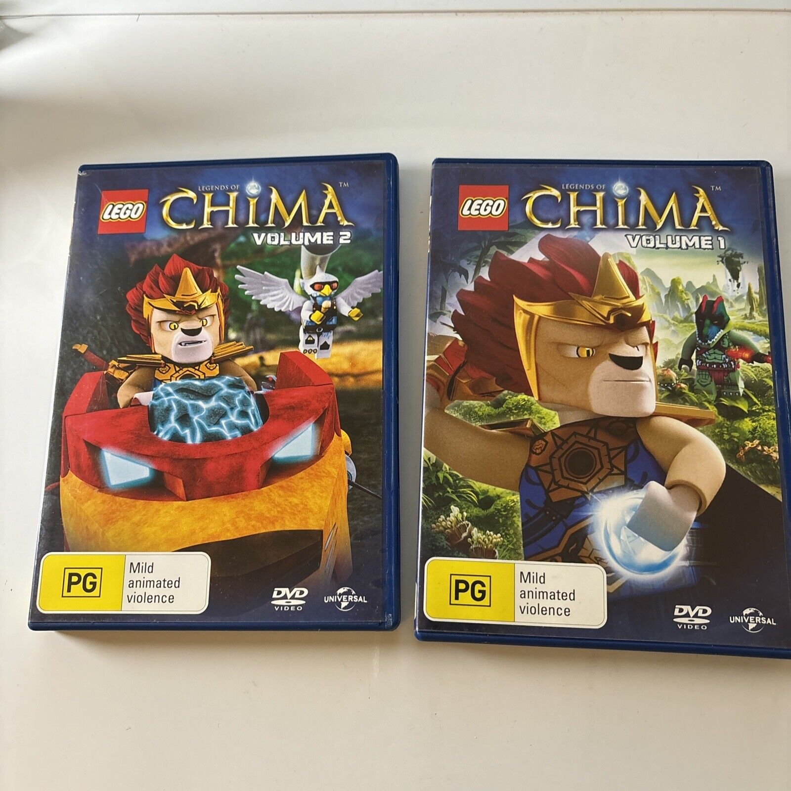LEGO - Legends Of Chima : Vol 1 & 2 (DVD, 2013, 2-Disc) Region 4 &2 ...