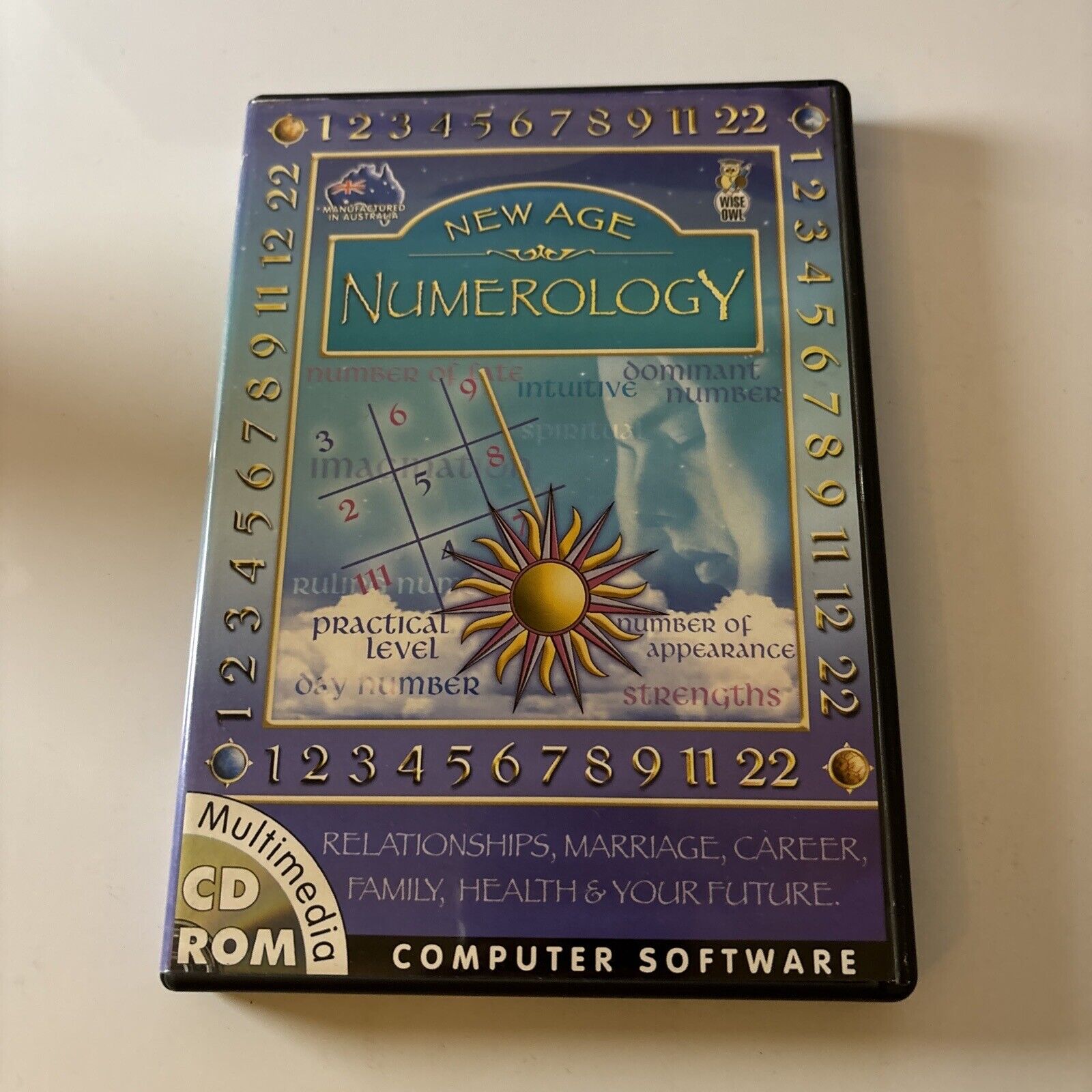 New Age Numerology (2001) PC CD ROM Windows 7 Personality Readings Pre ...