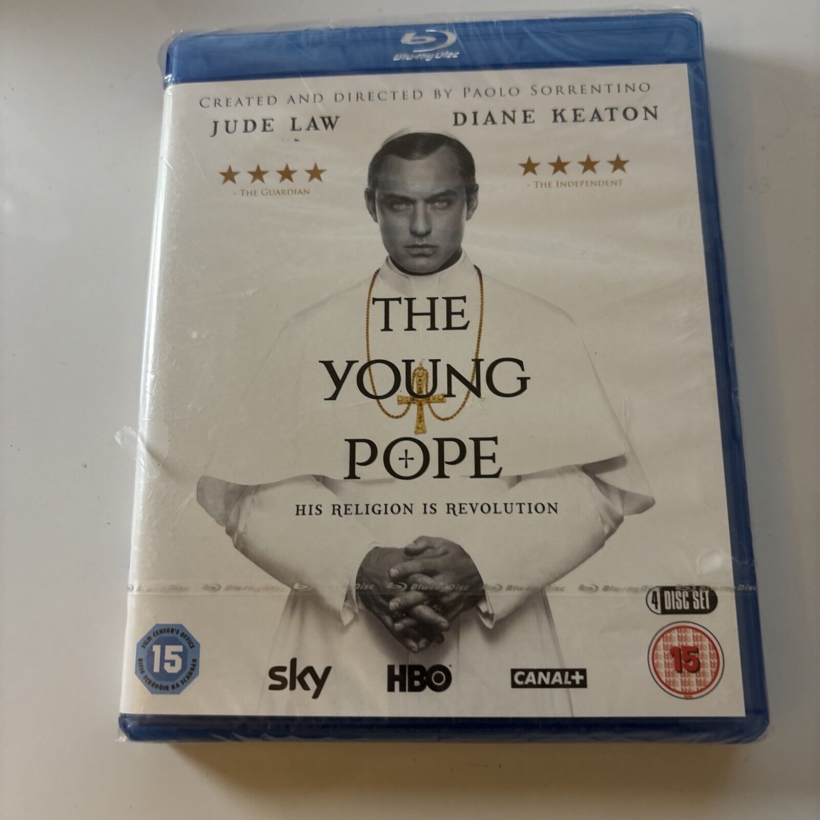 The Young Pope (Blu-ray, 2016, 4-Disc) Jude Law, Diane Keaton NEW Regi ...