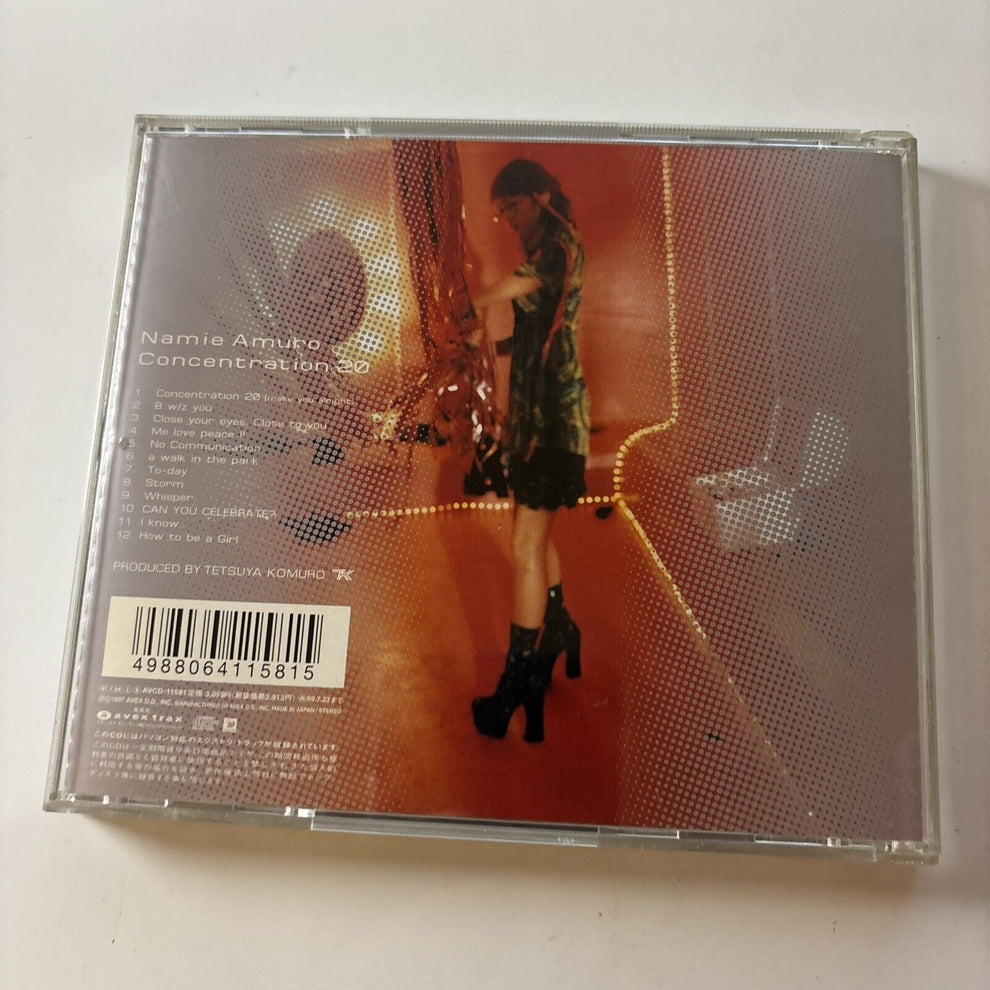 Namie Amuro - Concentration 20 (CD, 1997) Avcd-11581 – Retro Unit