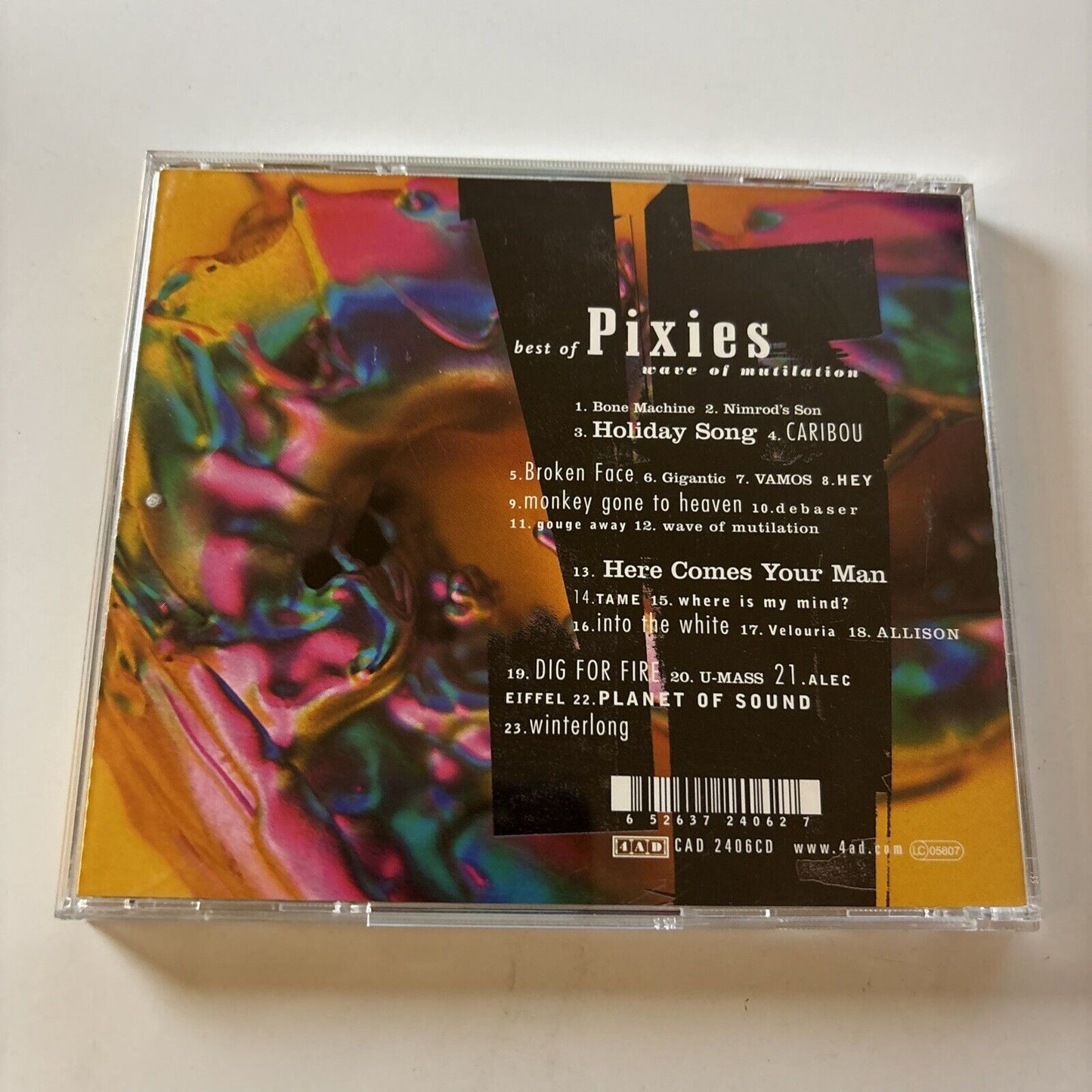 The Pixies - Wave of Mutilation: The Best of Pixies (CD, 2004) Cad-240 ...