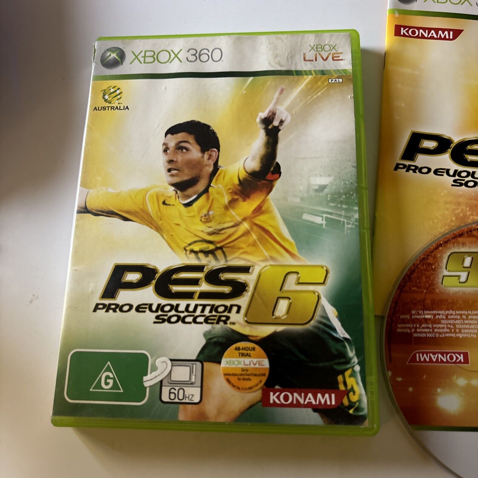 PES Pro Evolution Soccer 6 - Xbox 360 - Manual - 2006 PAL – Retro Unit
