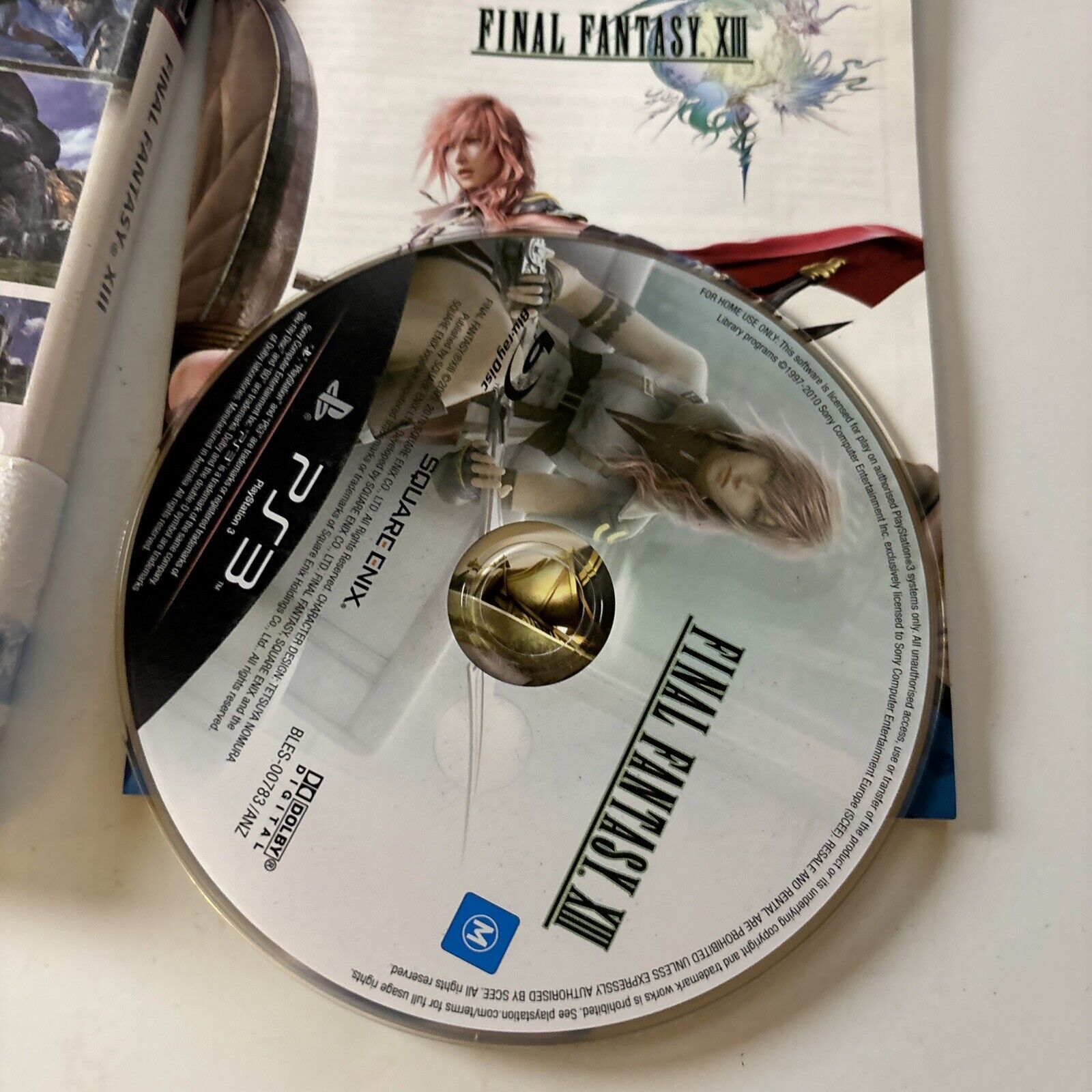 Final Fantasy XIII PS3 Game PlayStation 3 Complete with Manual – Retro Unit