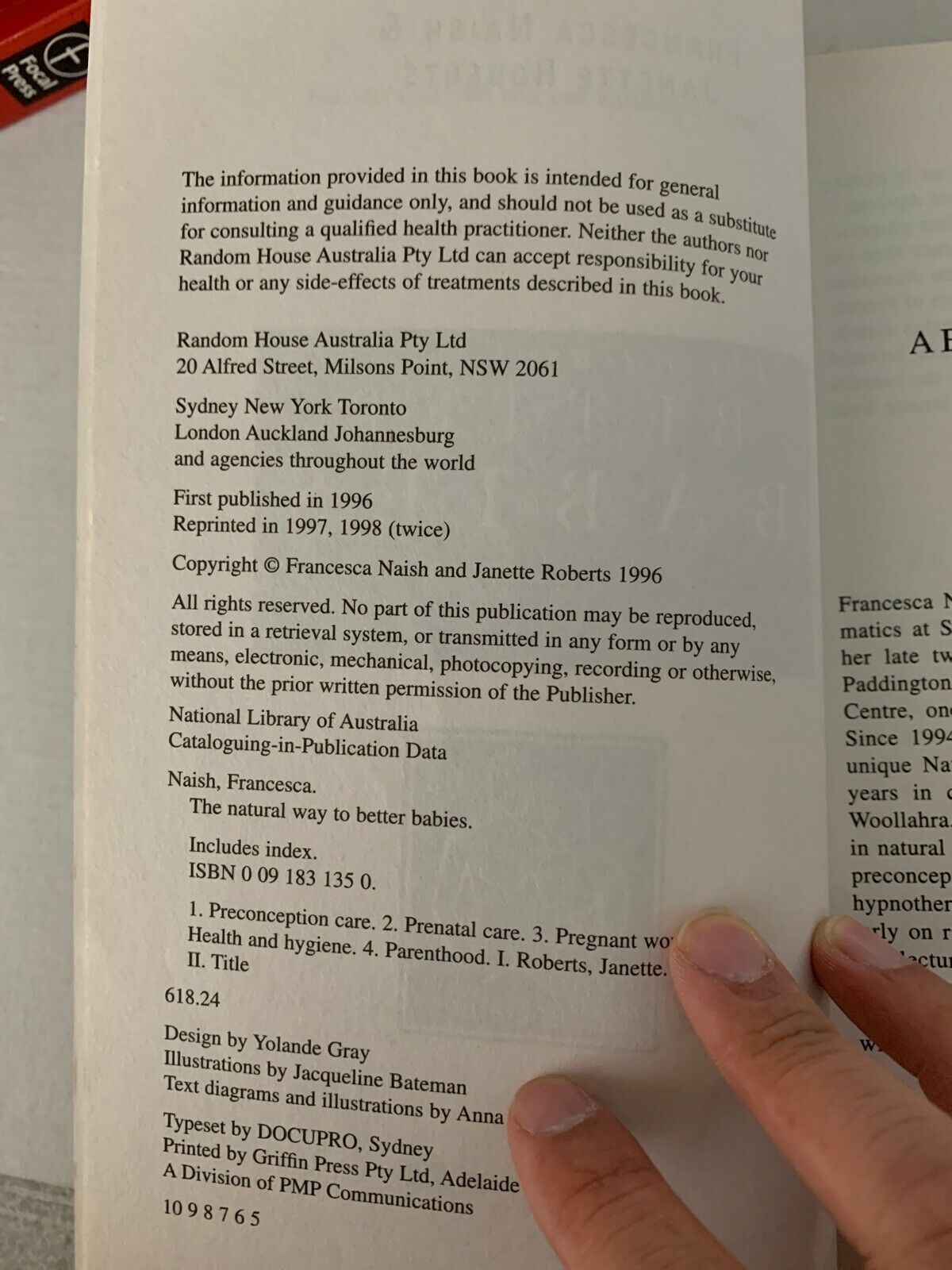 The Natural Way To Better Babies by Francesca Naish. – Retro Unit