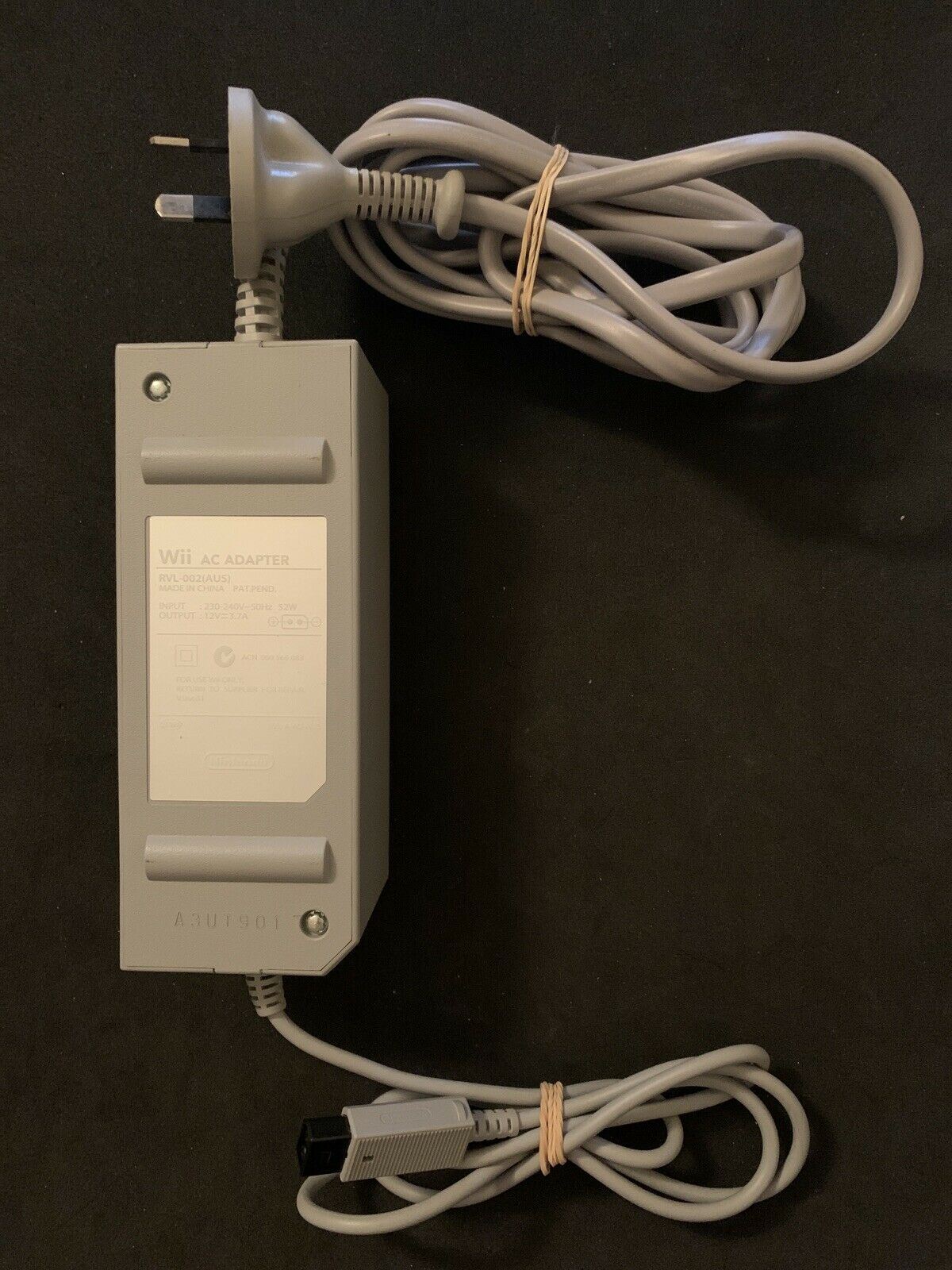 Genuine Official Nintendo Wii Power Supply AC Adapter RVL-002 (AUS) Ni ...