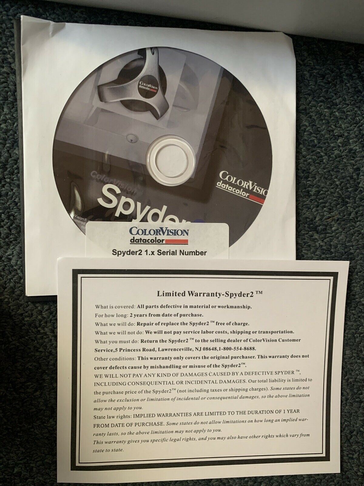 ColorVision Spyder 2 Suite Color Screen Calibrator with Colorimeter ...