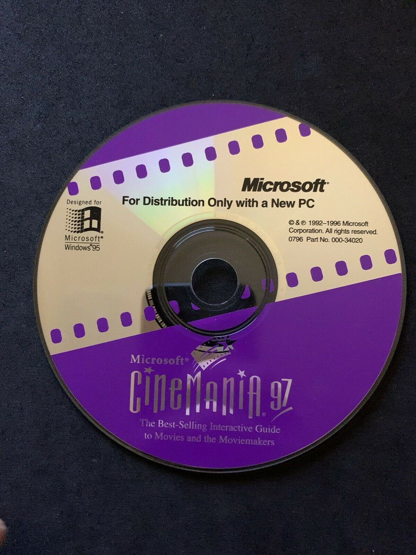 Microsoft Cinemania 97 (Vintage) - PC CDROM – Retro Unit