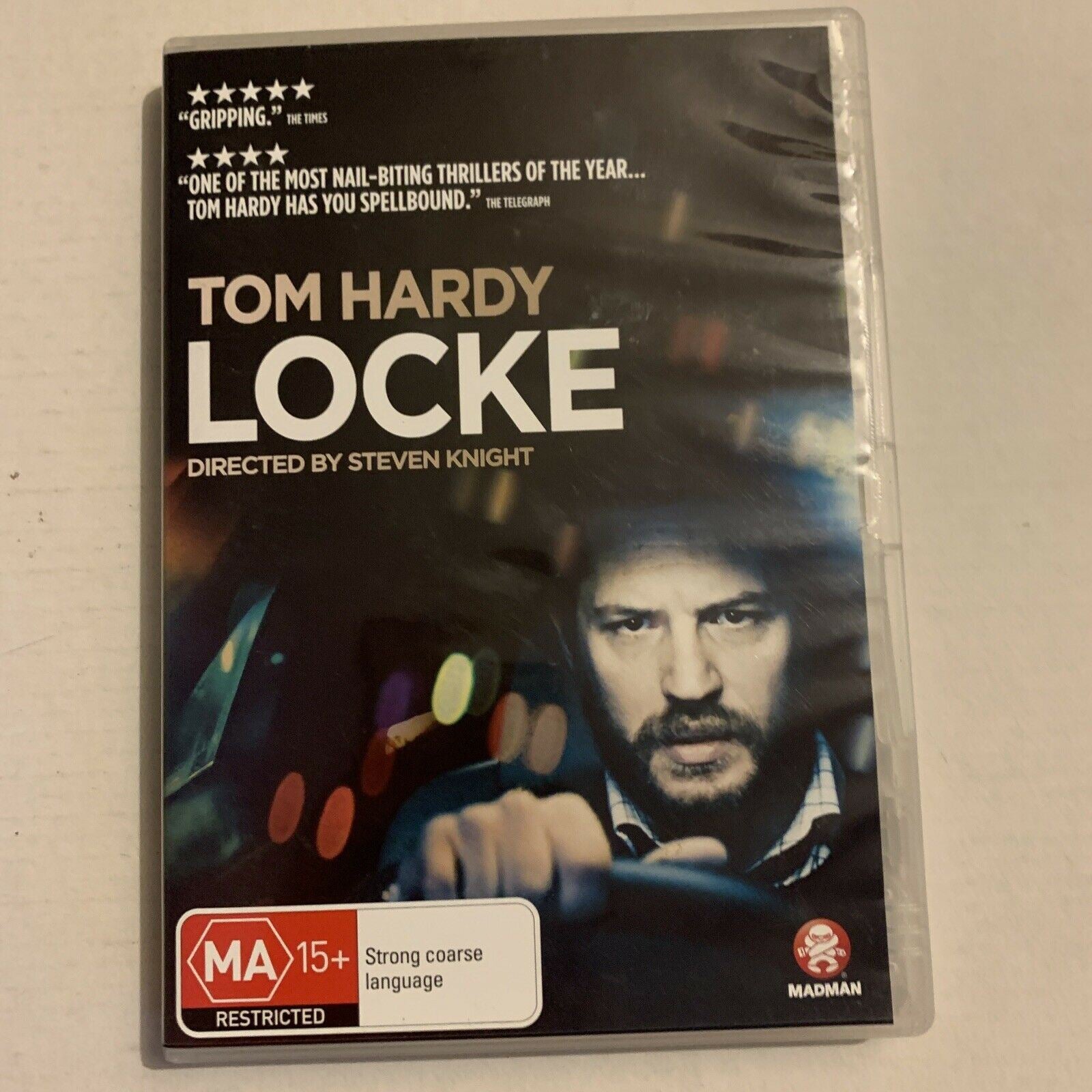 Locke (DVD, 2014) Tom Hardy. Region 4 – Retro Unit