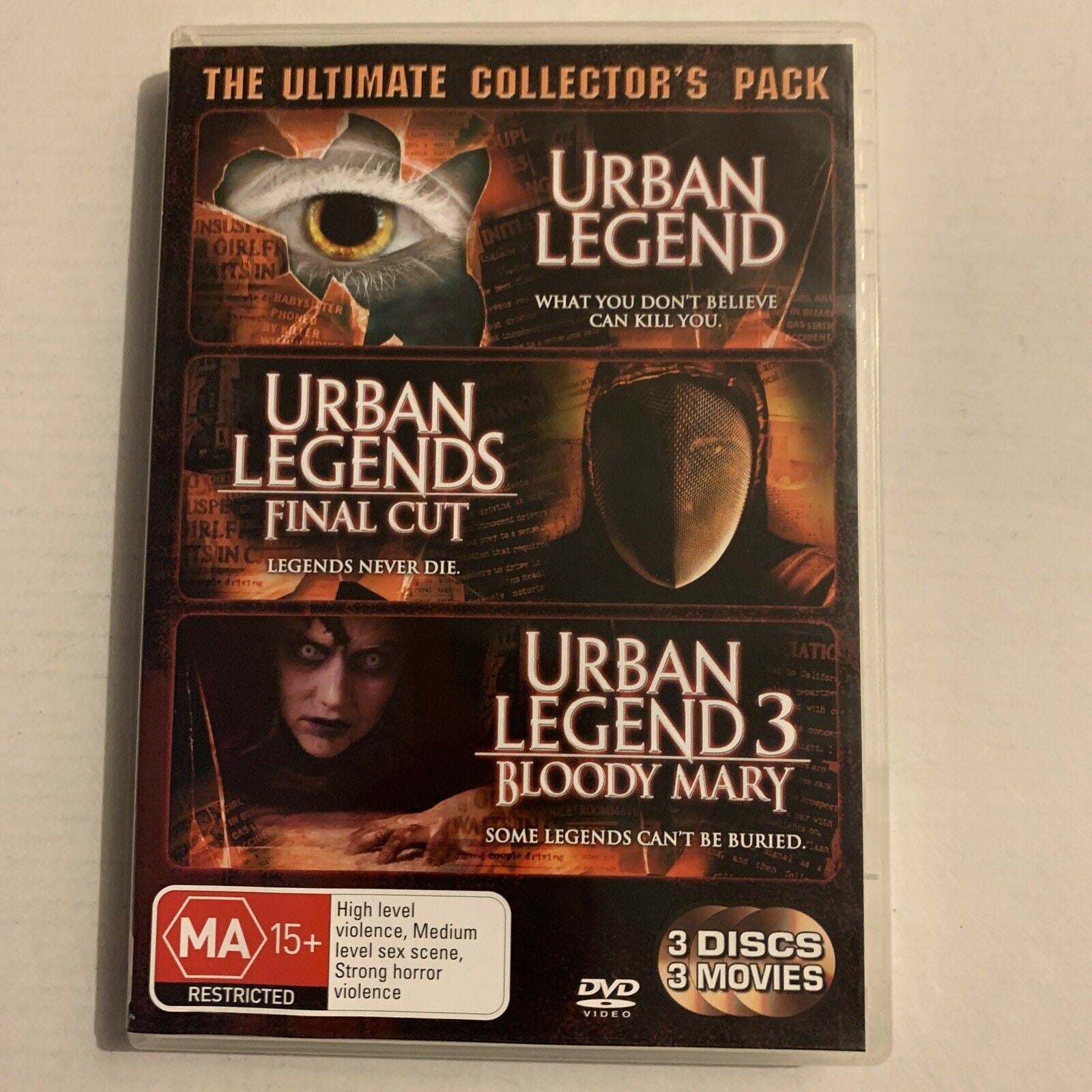 Urban Legend / Urban Legends - Final Cut / Urban Legends 3 - Bloody Ma ...