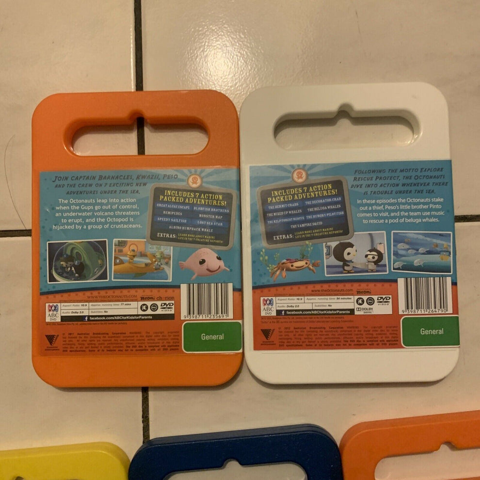 7x Octonauts DVDs Region 4 – Retro Unit