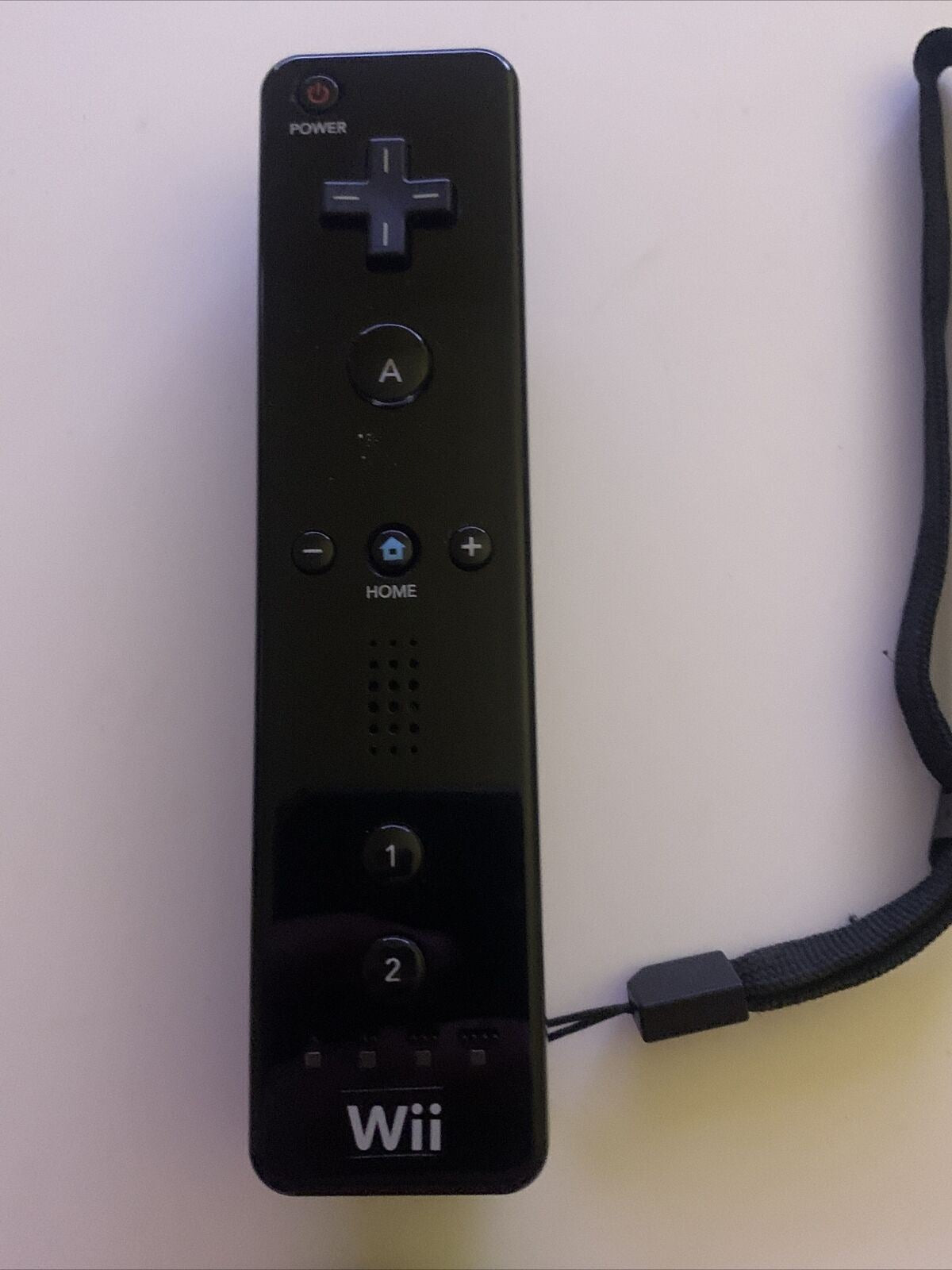 Official Nintendo Wii Remote with Motion Plus Wiimote Black + Rubber C ...