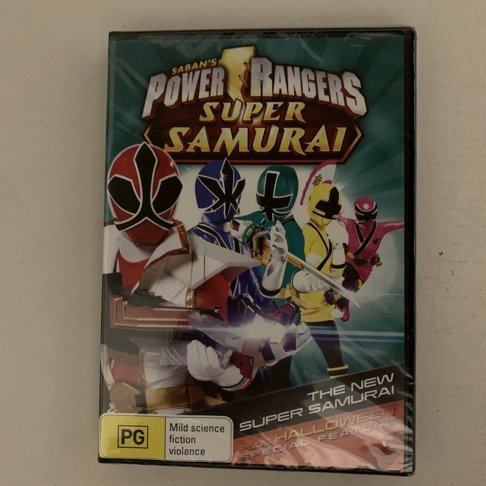 *New Sealed* Power Rangers - Super Samurai (DVD, 2012, 2-Disc Set) Reg ...