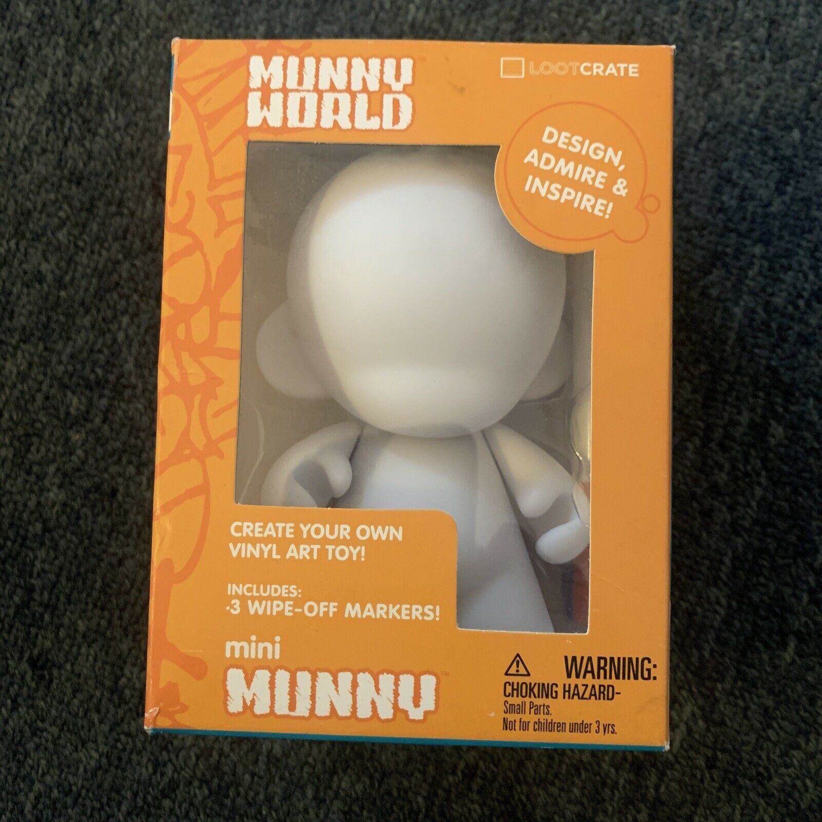 Mini Munny World Customizable Figure Loot Crate Exclusive – Retro Unit