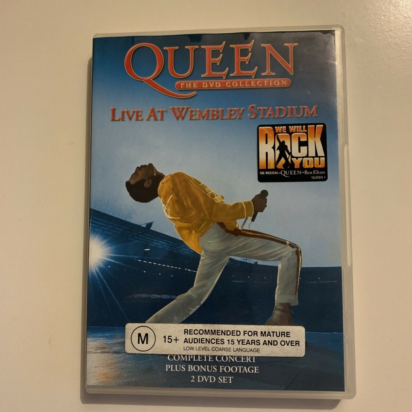 Queen Live At Wembley DVD 1986 2 Disc Freddie Mercury All Regio queen-live-at-wembley-dvd-1986-2-disc-freddie-mercury-all-regio